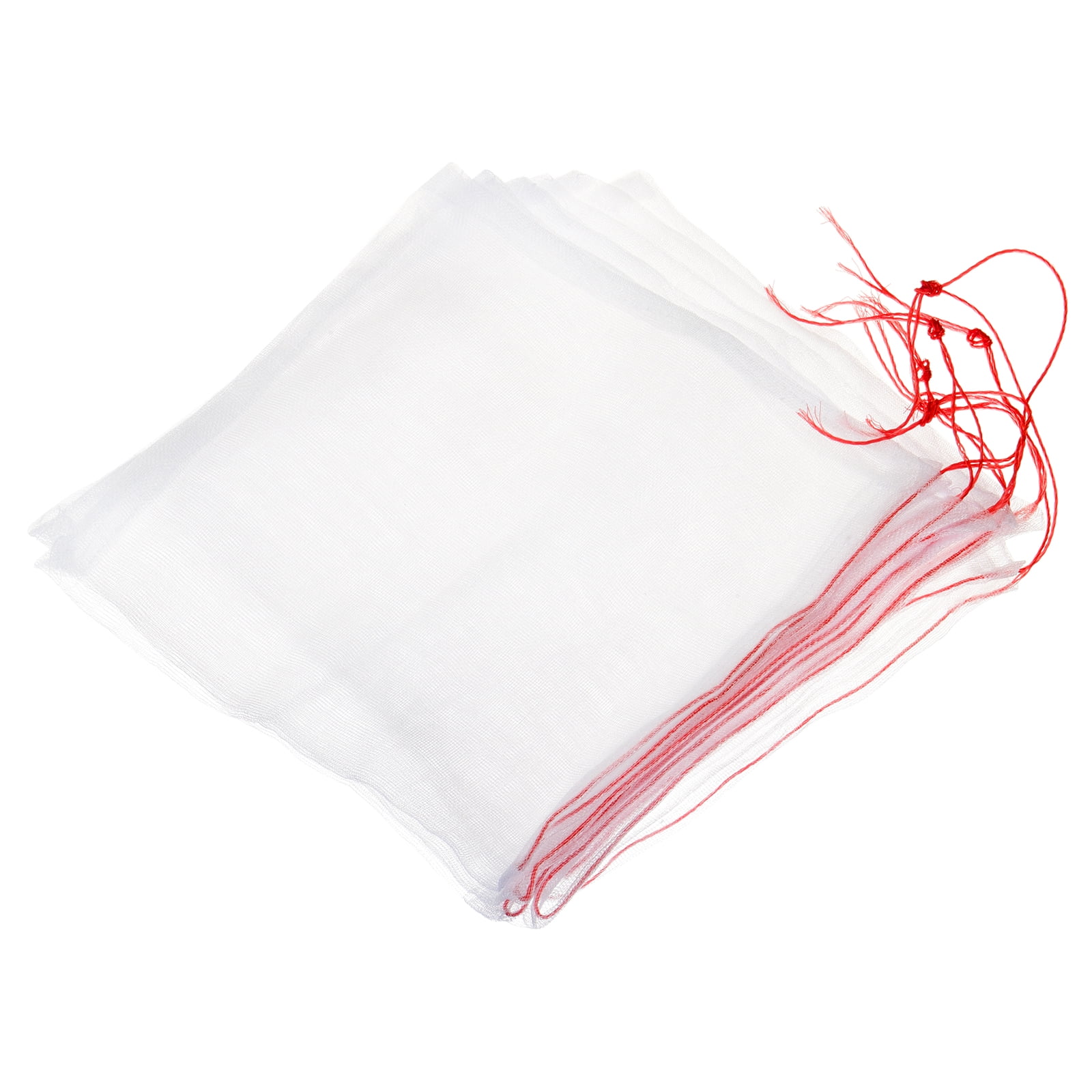 Uxcell Aquarium Filter Media Bags 20x20cm 10 Pack Fish Tank Mesh Bags ...