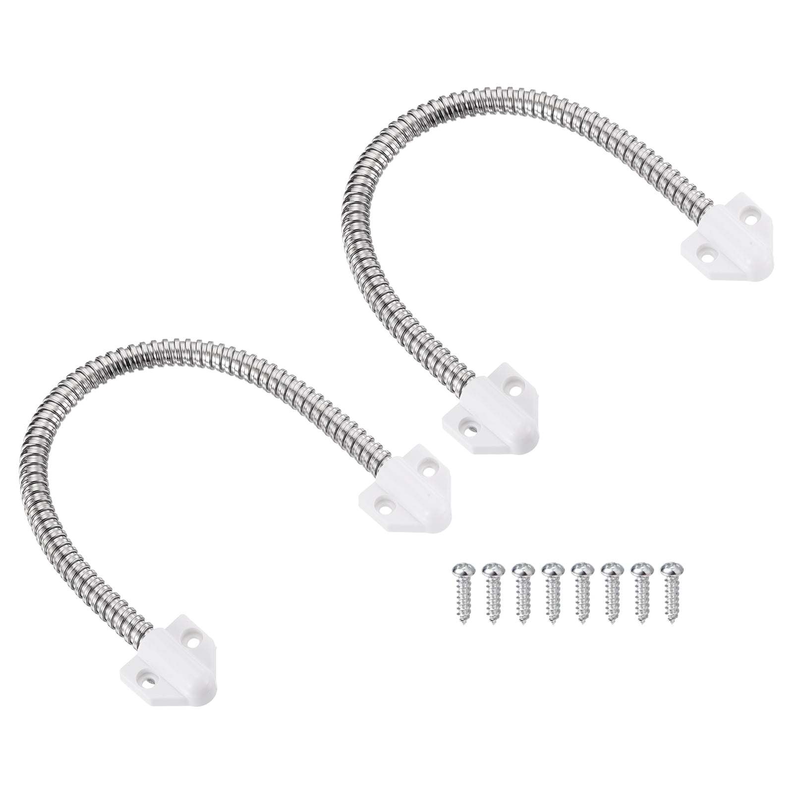 Uxcell Armored Door Loop Wire Protection (12"L 1/4" ID, White)(2Pcs ...