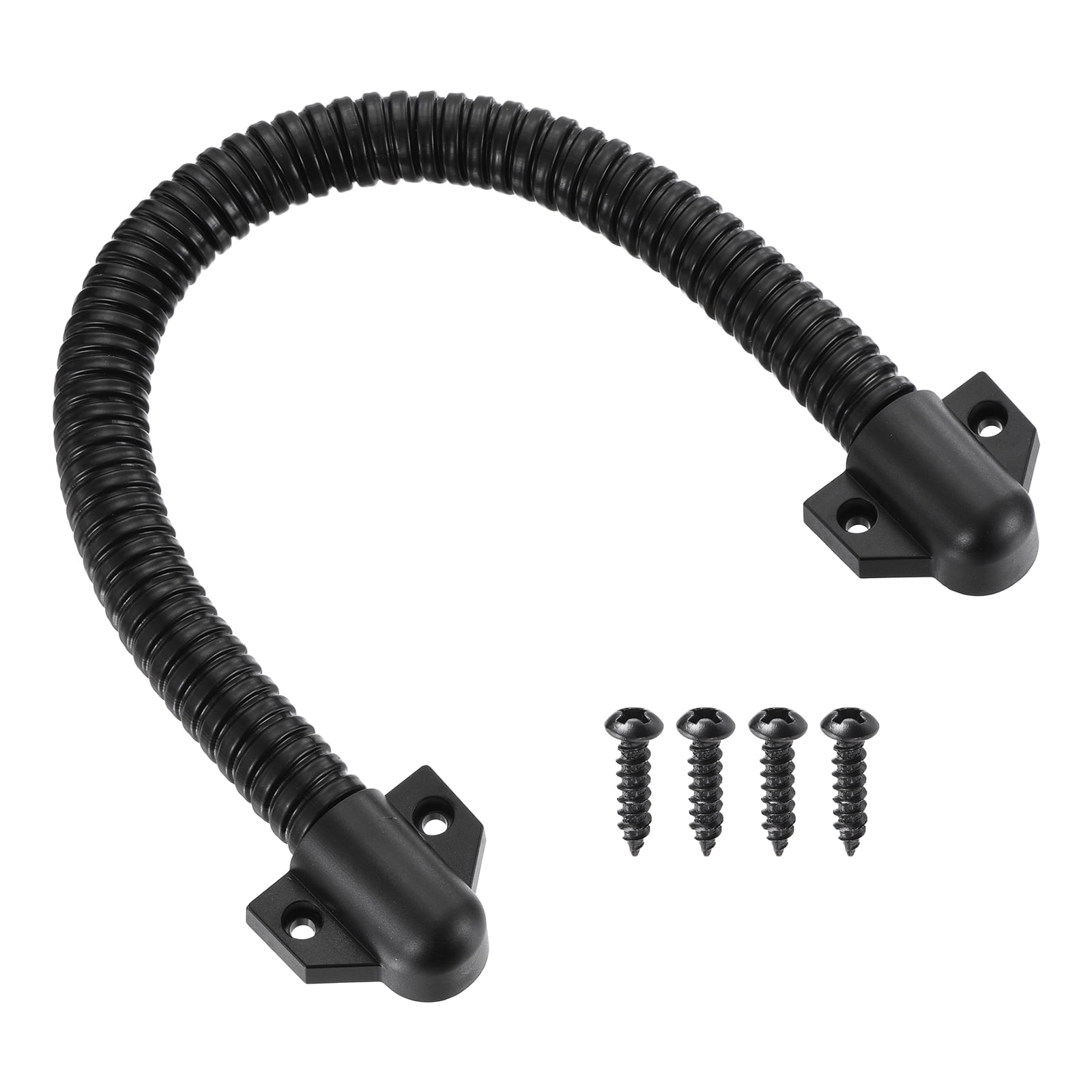 Uxcell Armored Door Loop Wire Protection (16"L 1/2" ID, Black)(1Pcs ...