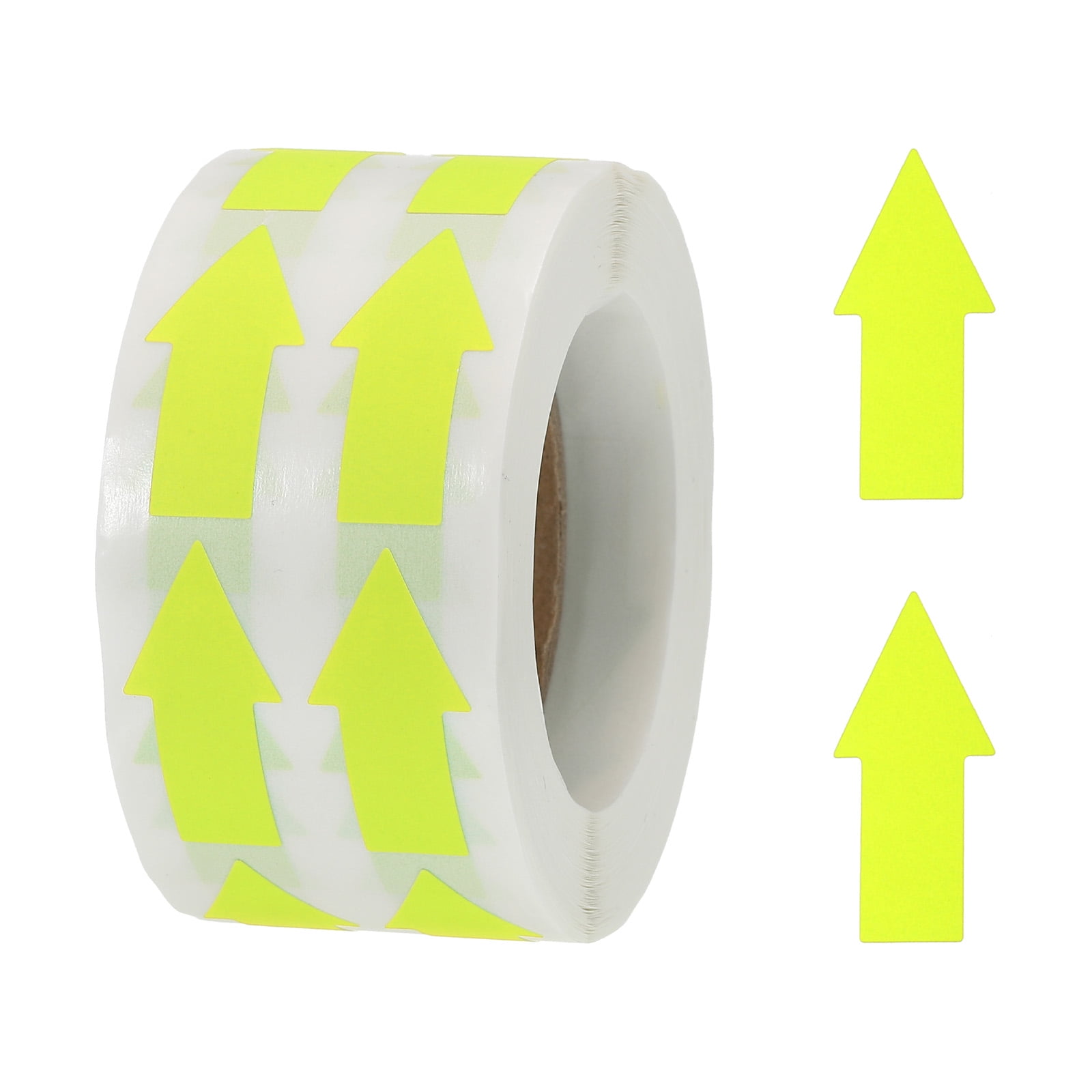 Uxcell Arrow Sticker Labels 0.6x1.2 Inch 1 Roll Adhesive Arrow Shape ...