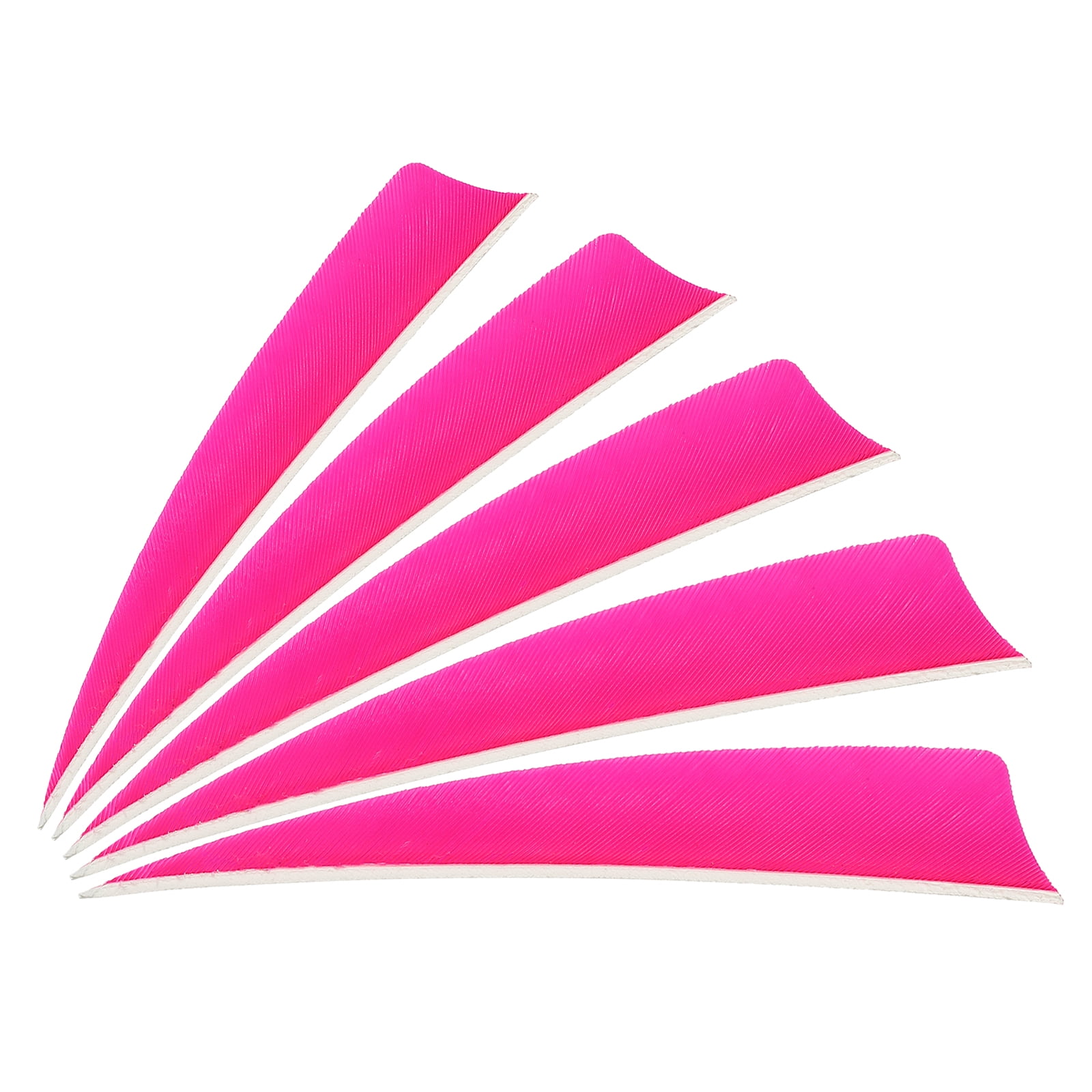 Uxcell Arrows Vanes 30 Pack 4 Inch Arrow Turkey Feather Right Wing Pink ...