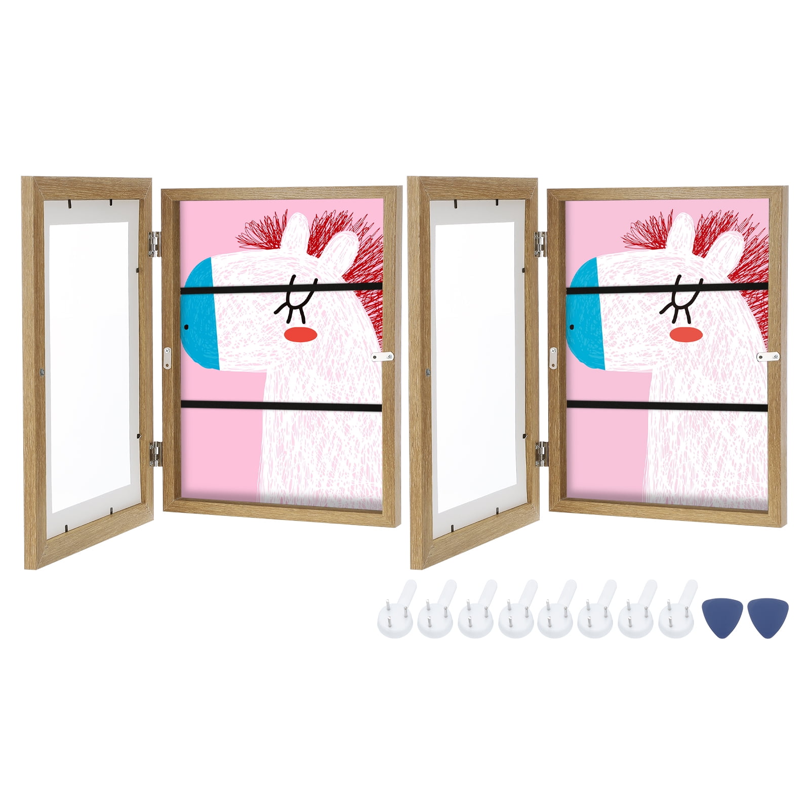 Uxcell Art Frame 8.5x11 Front Opening Frames Artwork Frames Changeable ...