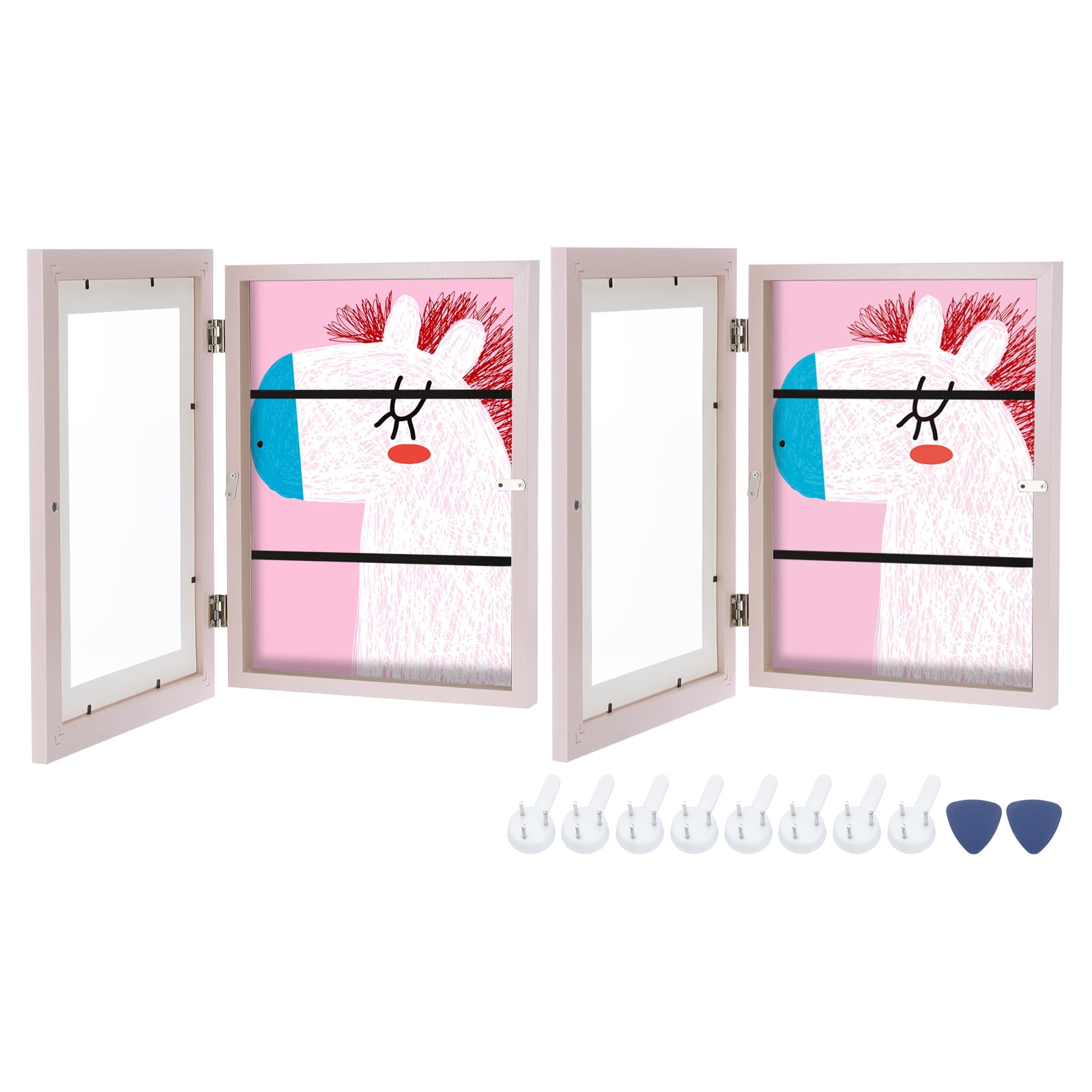 Uxcell Art Frame 8.5x11 Front Opening Frames Artwork Frames Changeable ...