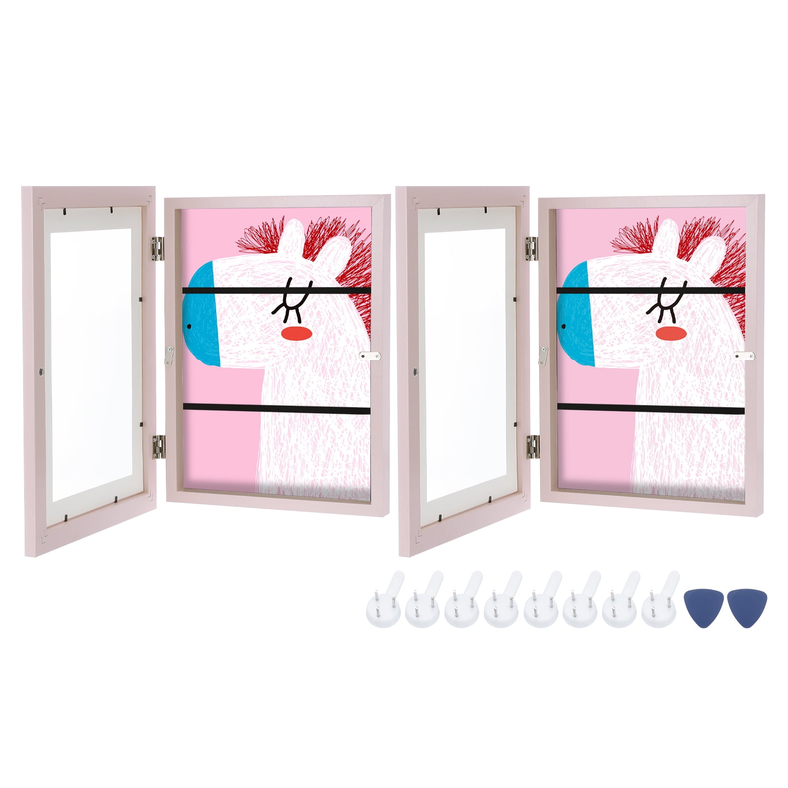 Uxcell Art Frame 8.5x11 Front Opening Frames Artwork Frames Changeable ...