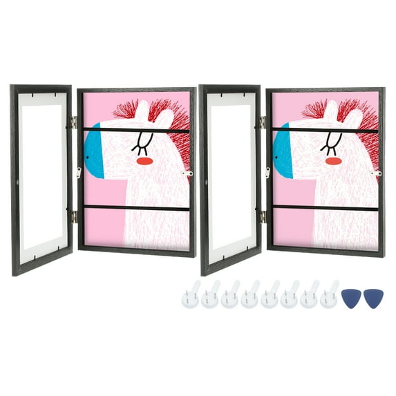 Uxcell Art Frame 8.5x11 Front Opening Frames Artwork Frames Changeable ...