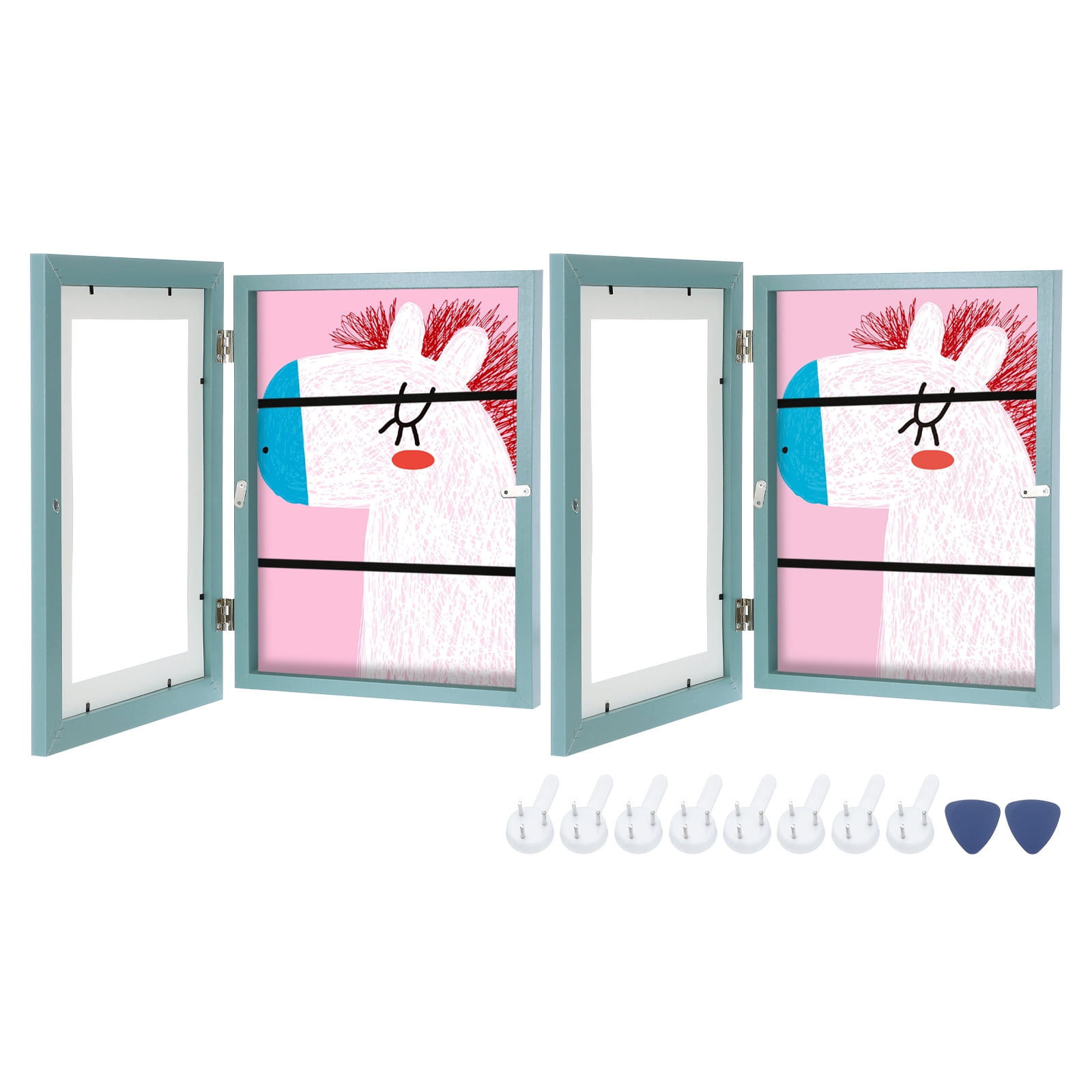 Uxcell Art Frame 8.5x11 Front Opening Frames Artwork Frames Changeable ...