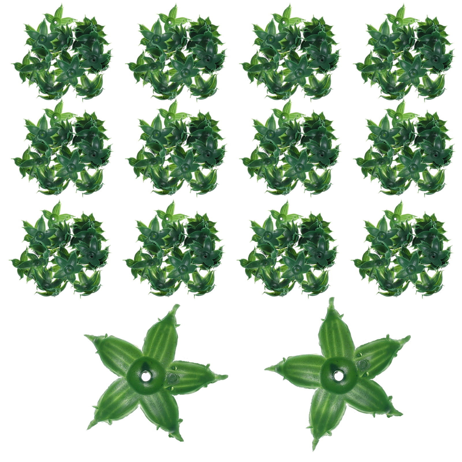 Uxcell Artificial Flowers Calyxes Fake Leaves Sepals Petal Greenery ...