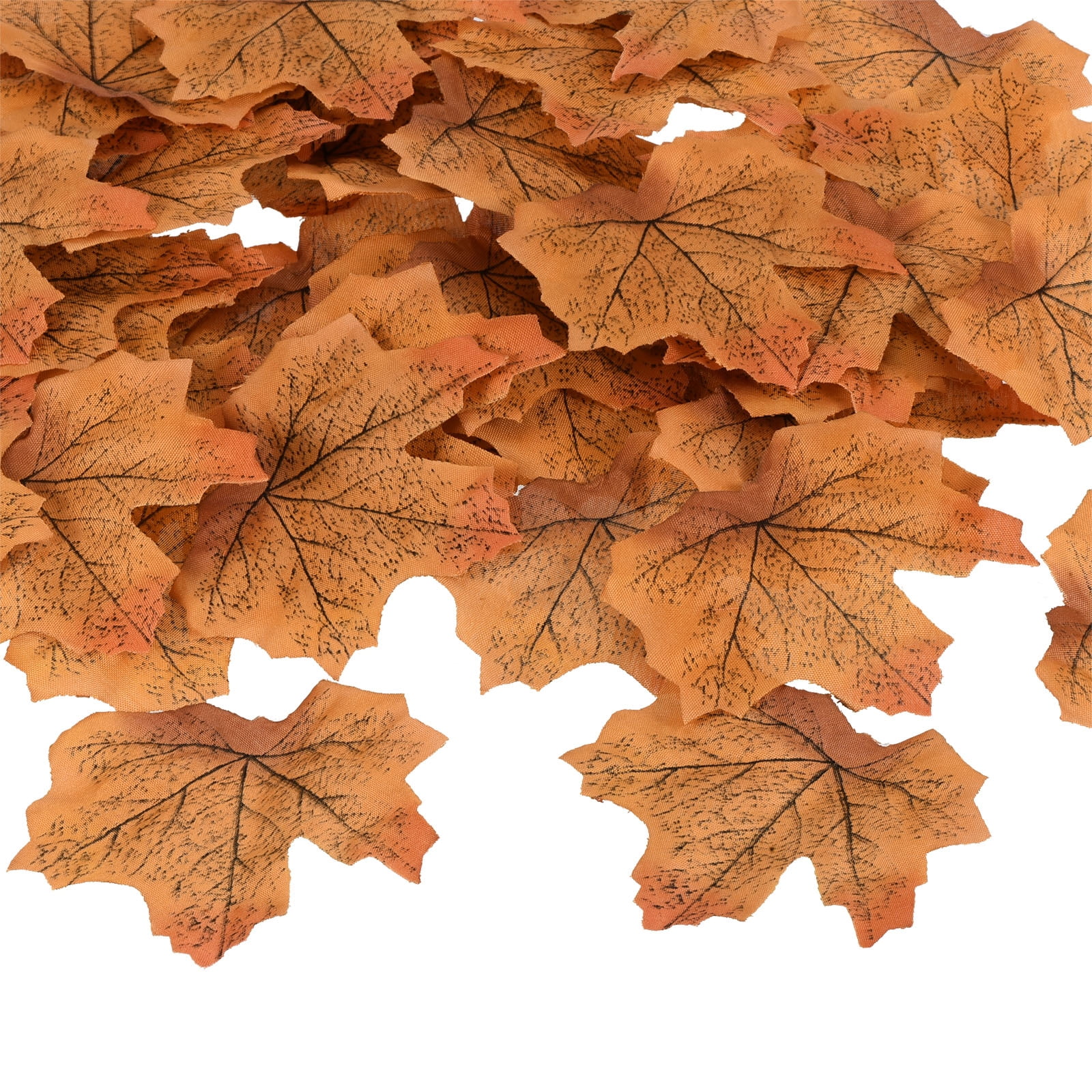 Uxcell Artificial Leaves, Fall Maple Autumn Fake Leaf Decoration ...
