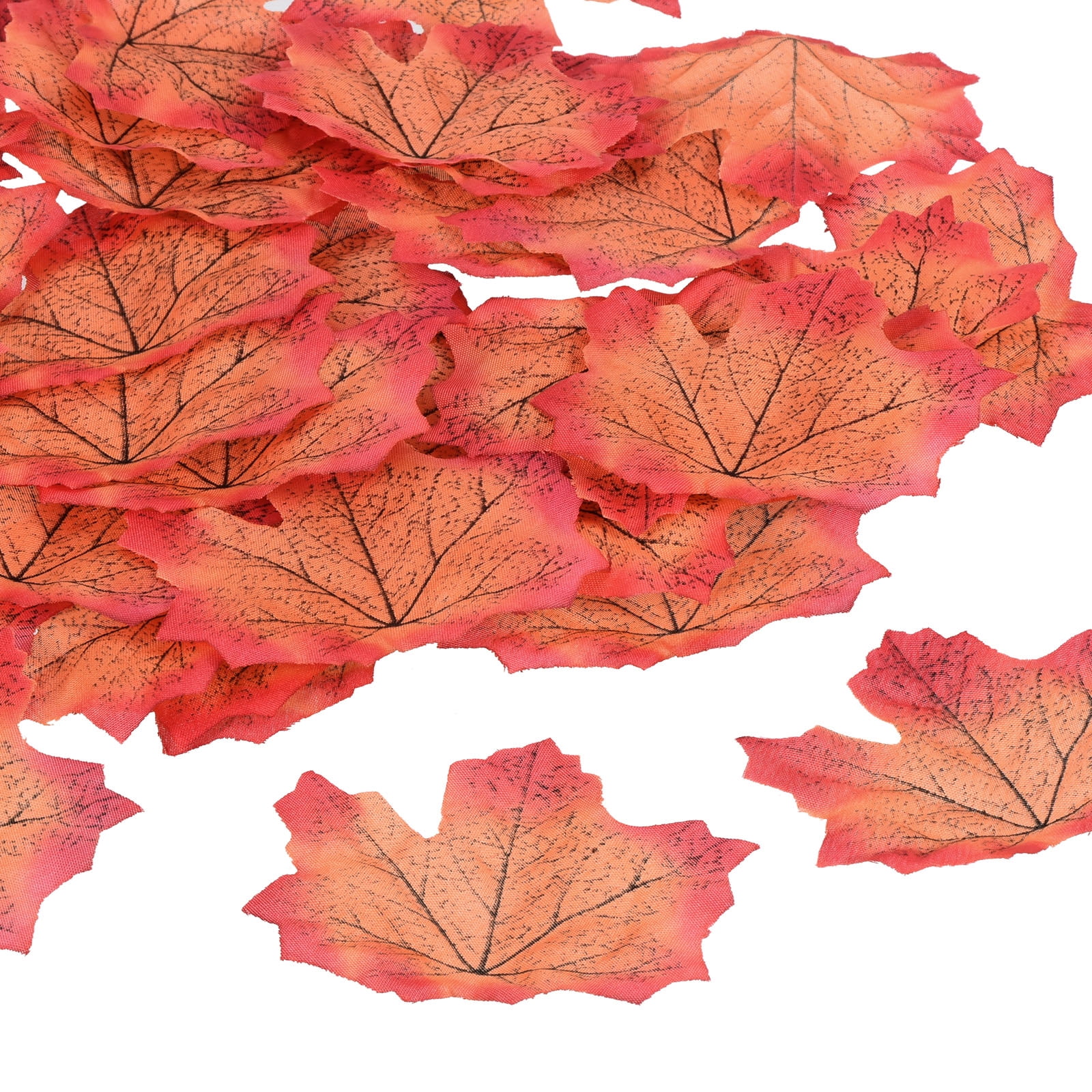 Uxcell Artificial Leaves Fall Maple Autumn Fake Leaf Decoration, Sunset ...