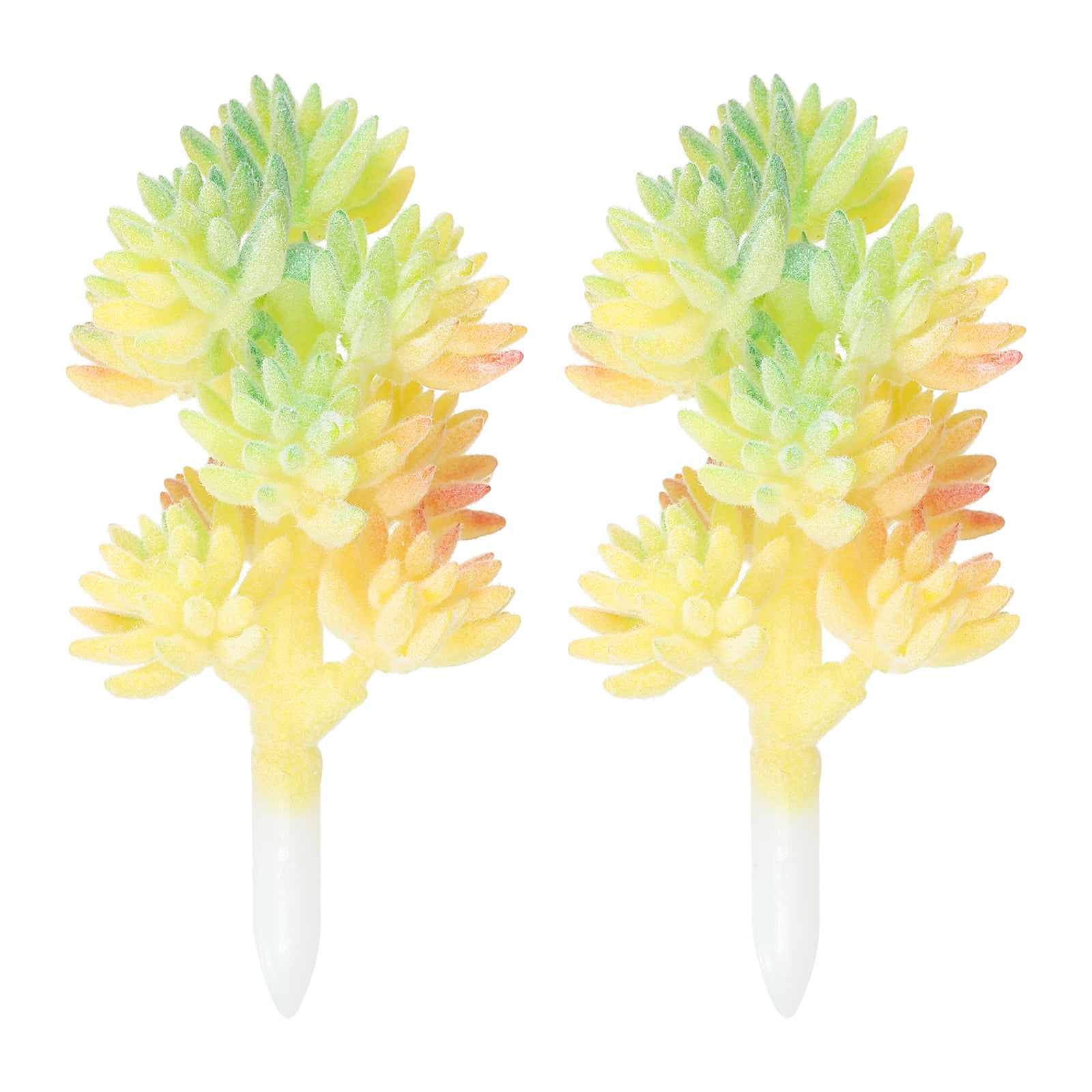 Uxcell Artificial Succulent Plants Fake Succulents Plant Unpotted ...