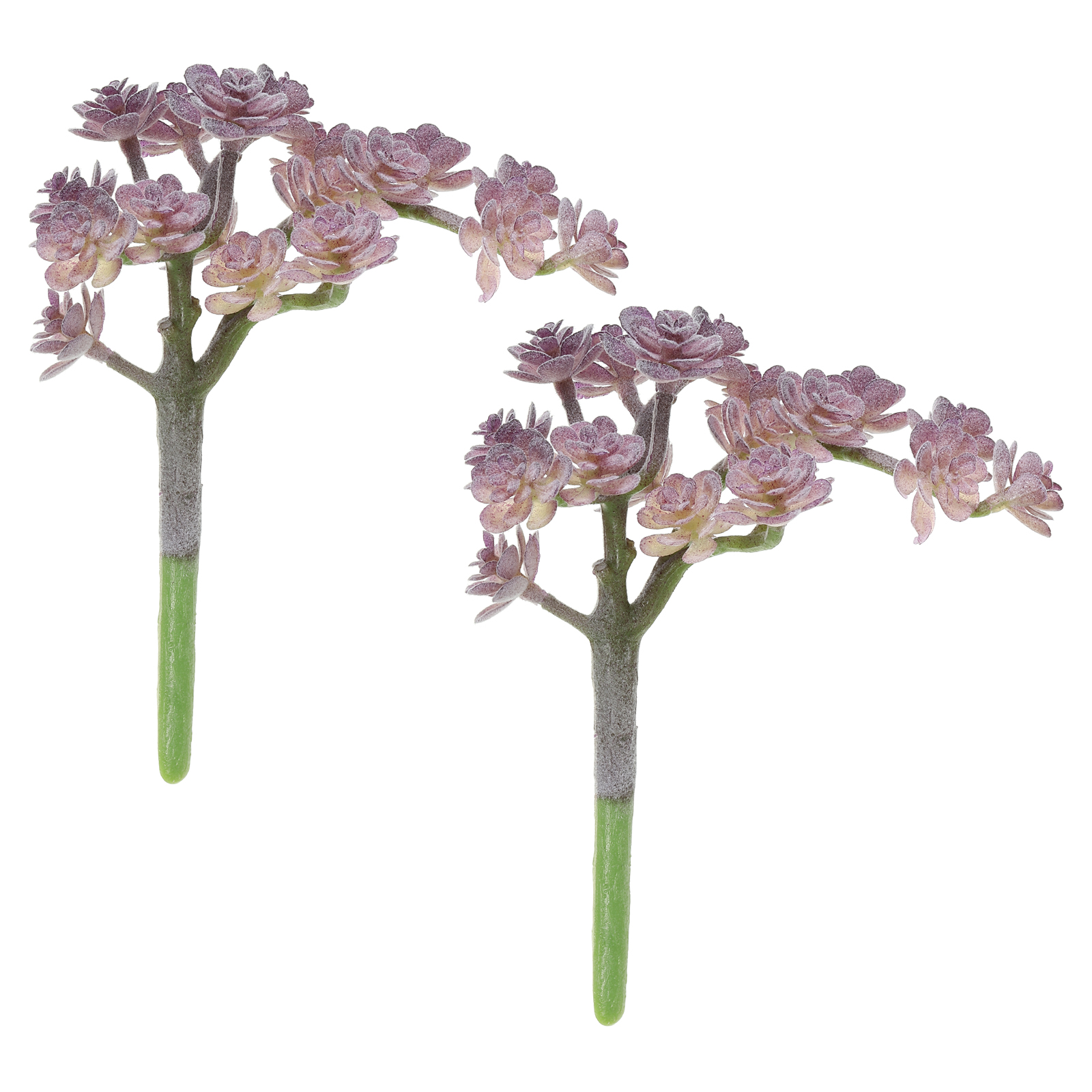 Uxcell Artificial Succulent Plants Unpotted Faux Succulents Plants Fake ...