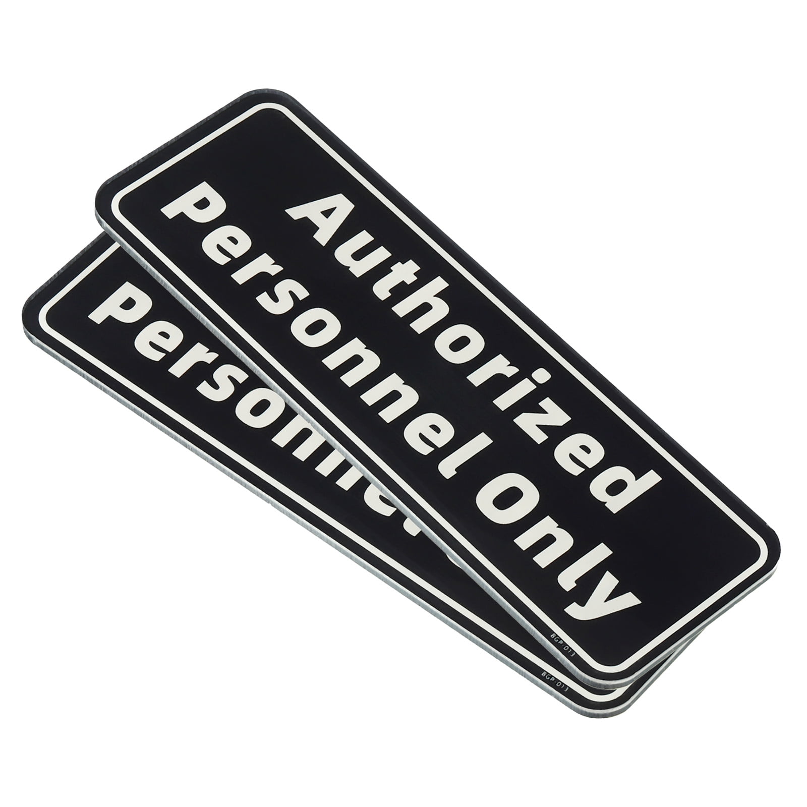 Uxcell Authorized Personnel Only Sign 9"x3" Self Adhesive Door Mount ...