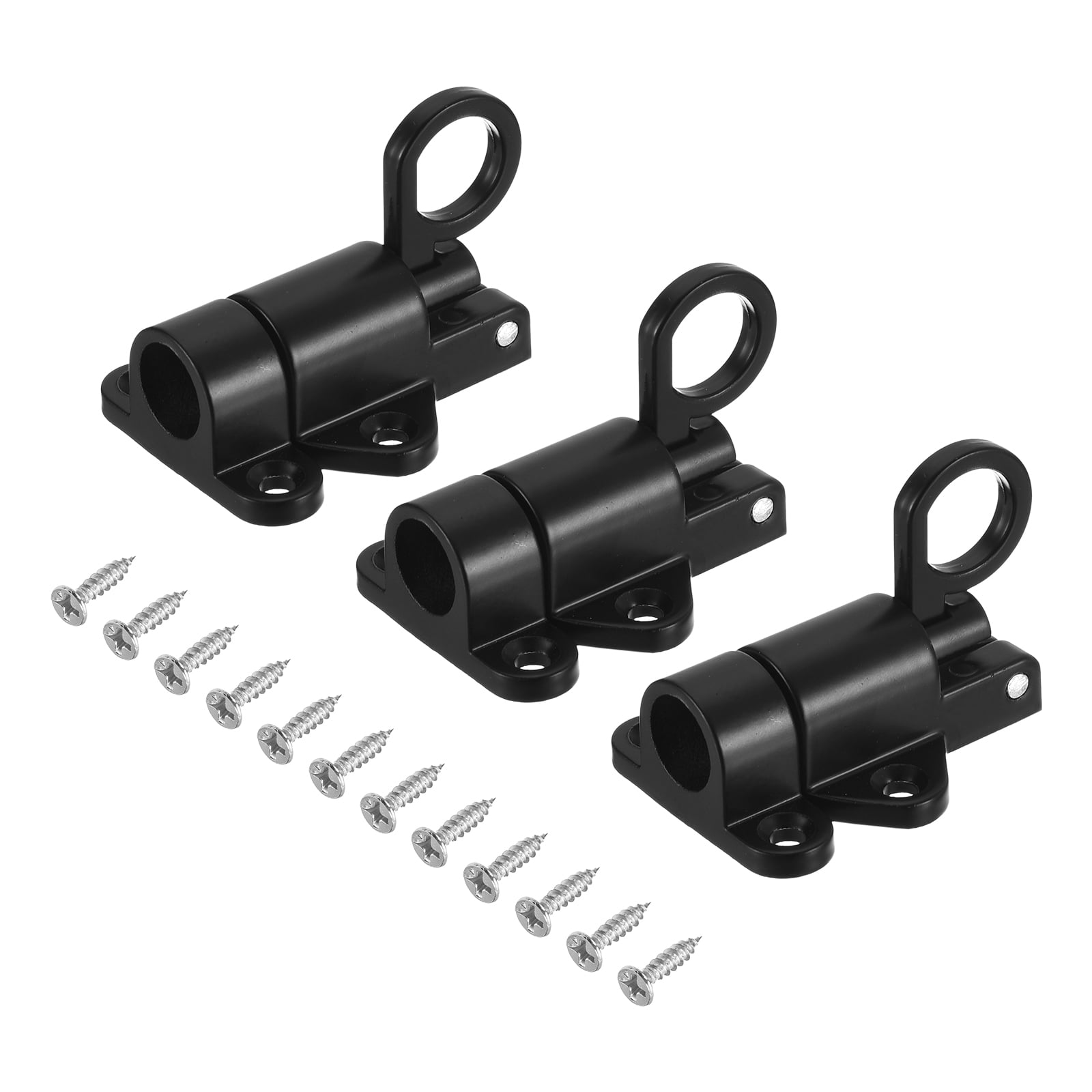 Uxcell Automatic Spring Loaded Latch Pin, 3 Pack Aluminum Alloy Round ...