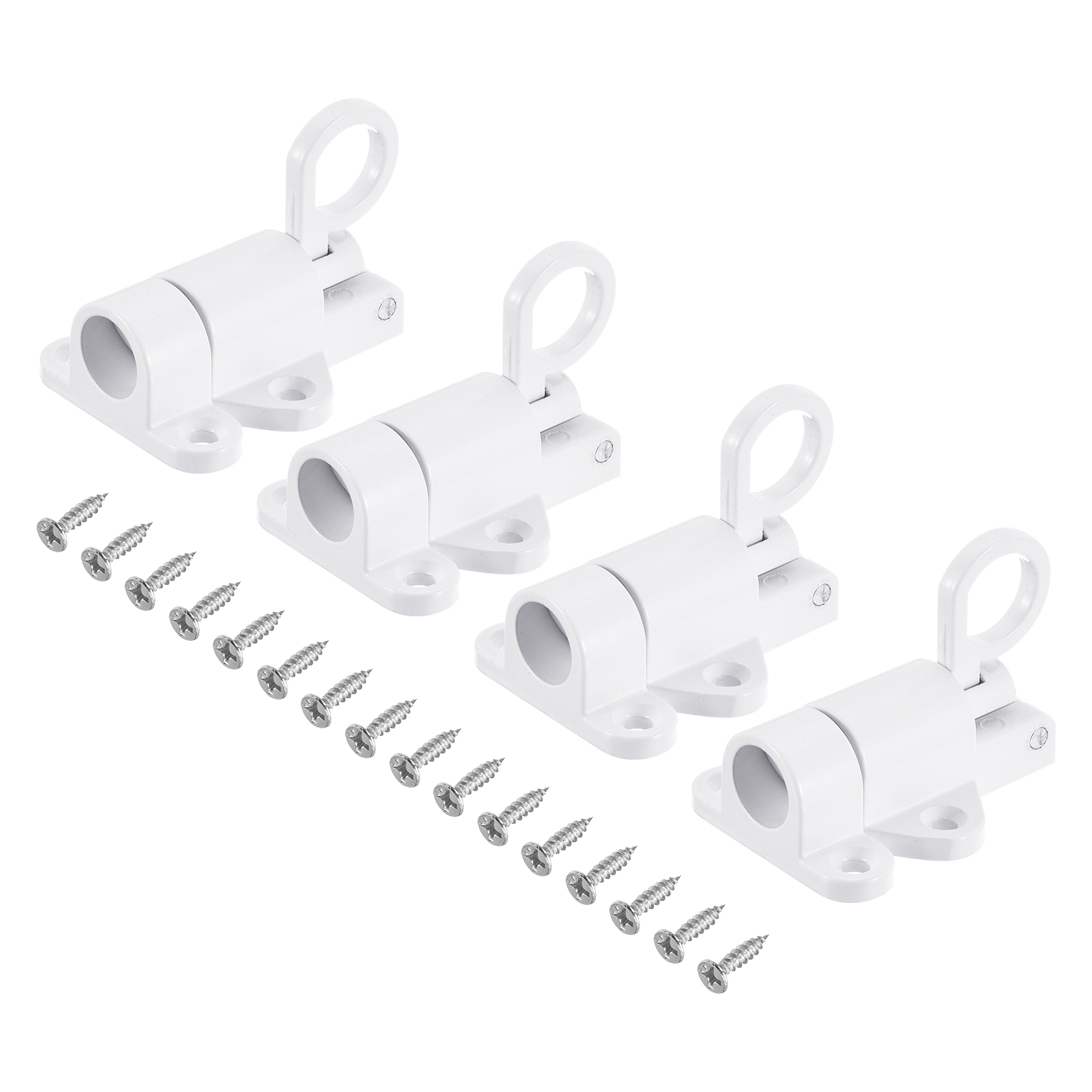 Uxcell Automatic Spring Loaded Latch Pin, 4 Pack Aluminum Alloy Round ...