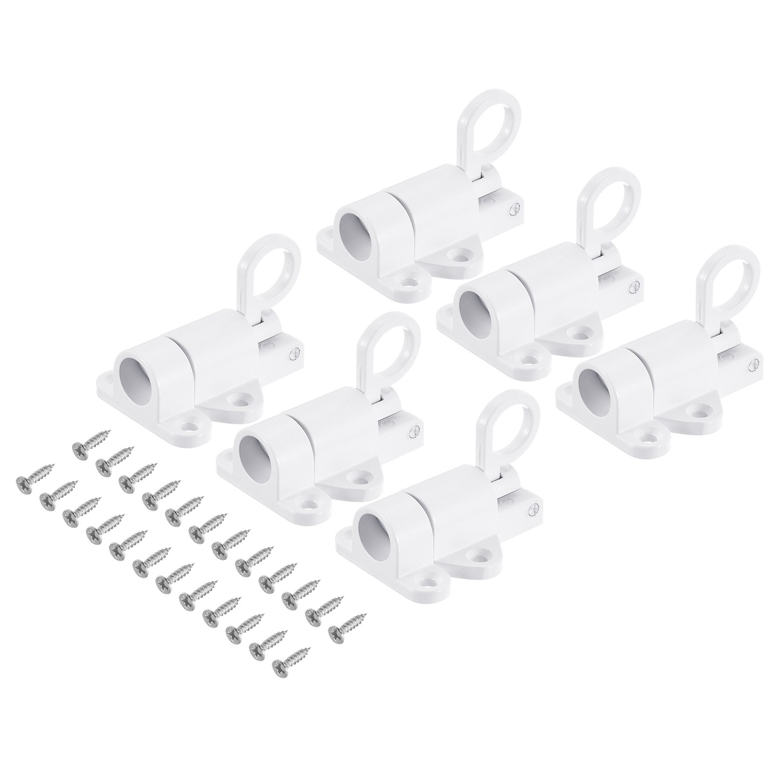 Uxcell Automatic Spring Loaded Latch Pin, 6 Pack Aluminum Alloy Round ...