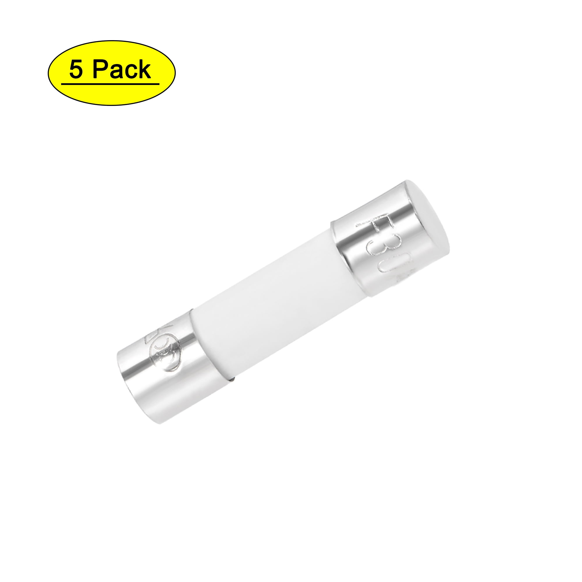 Uxcell Automotive Cartridge Fuses 30A 250V 0.20''x0.79'' Ceramic Fast ...