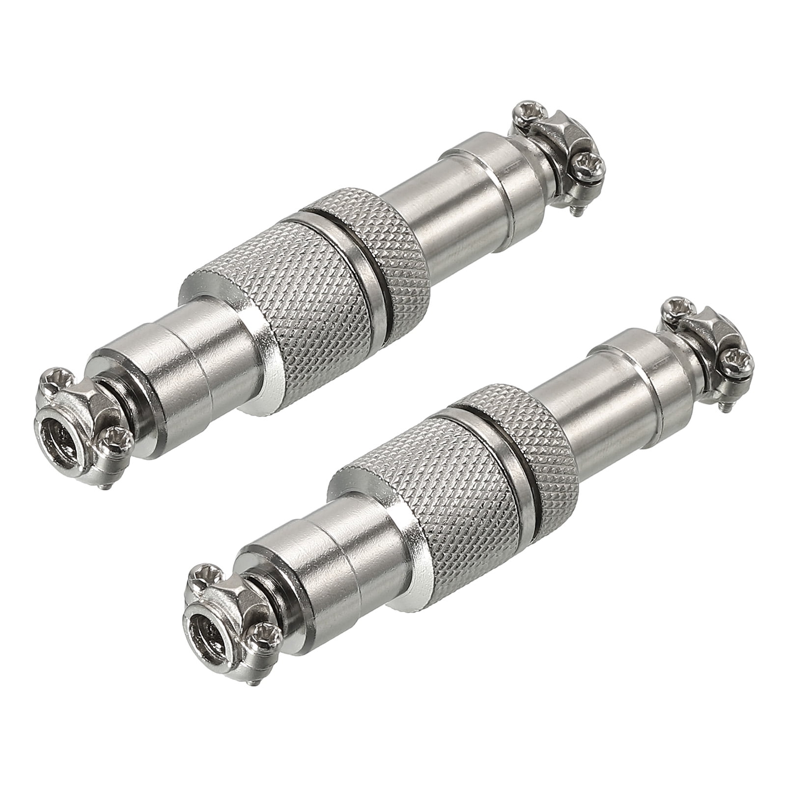 Uxcell Aviation Connector GX12 3 Pins 12mm Silver Male Female Wire ...