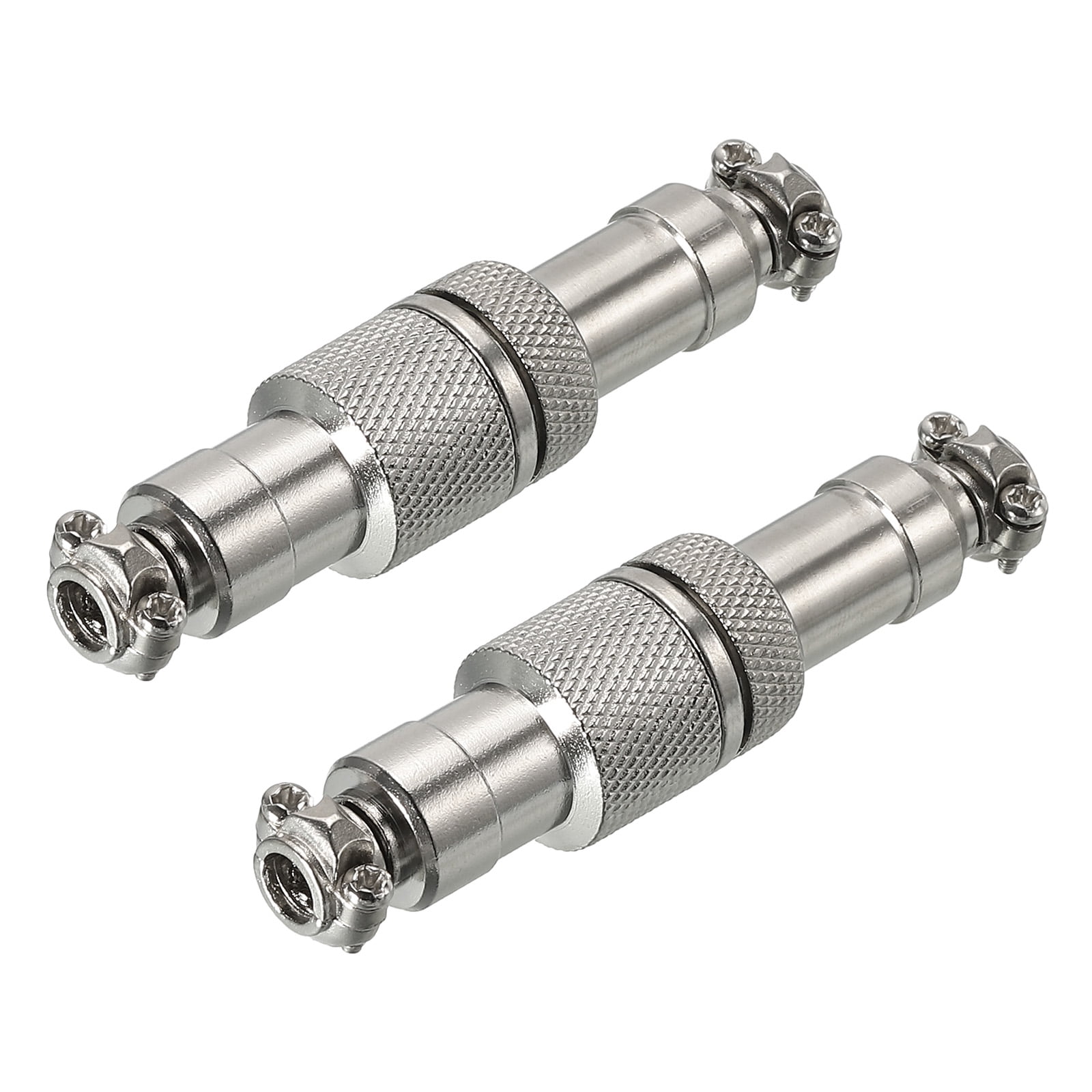 Uxcell Aviation Connector GX12 6 Pins 12mm Silver Male Female Wire ...