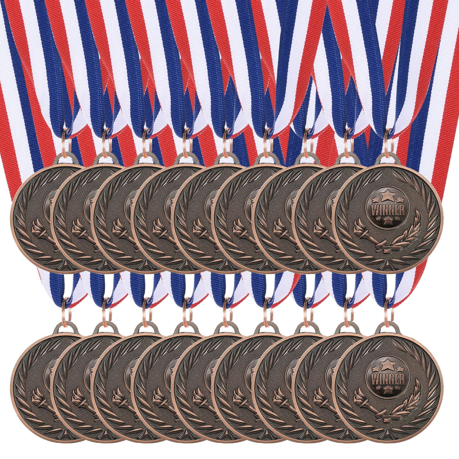 Uxcell Award Medals, Metal Winner Medals with Neck Ribbon for Sports ...