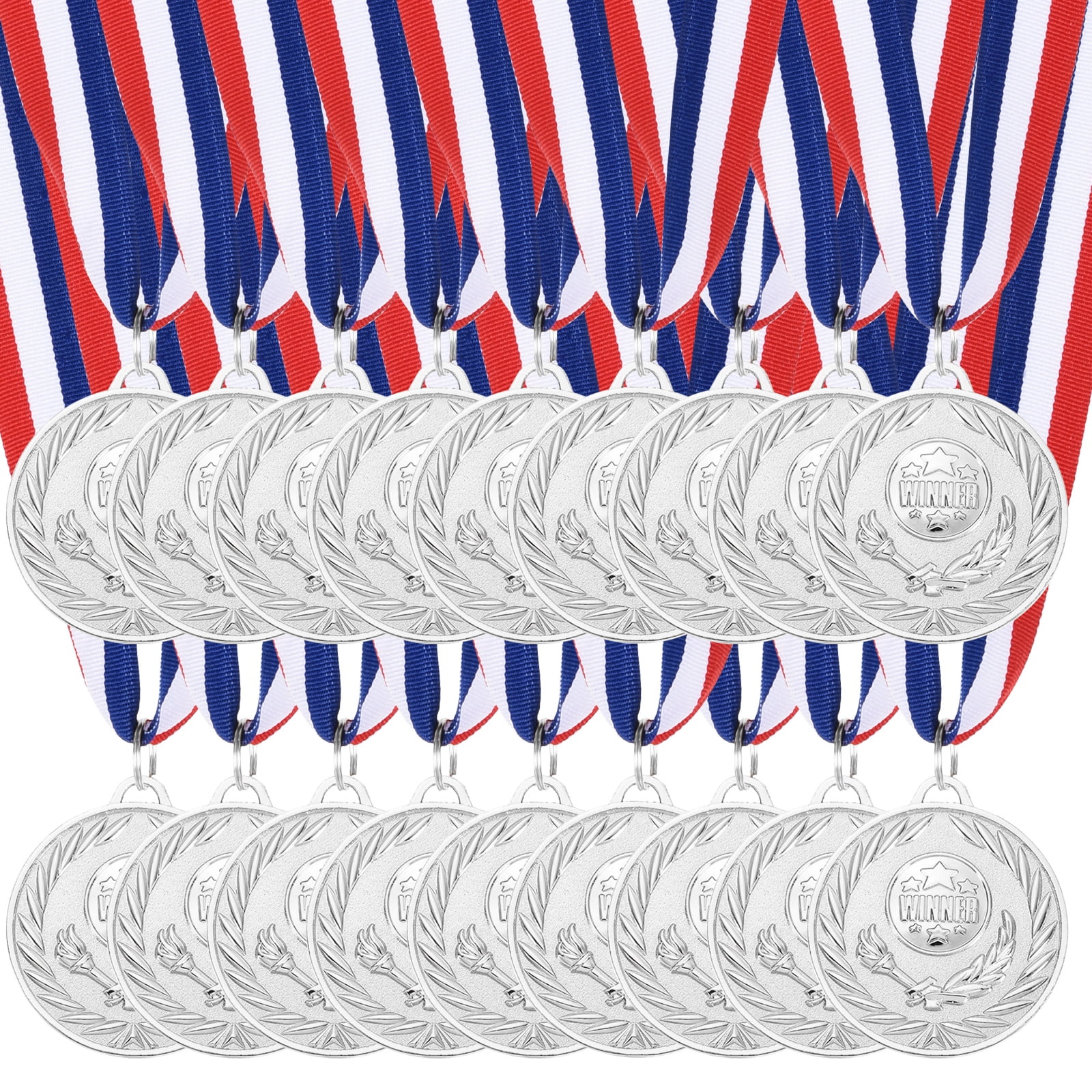 Uxcell Award Medals, Metal Winner Medals with Neck Ribbon for Sports ...