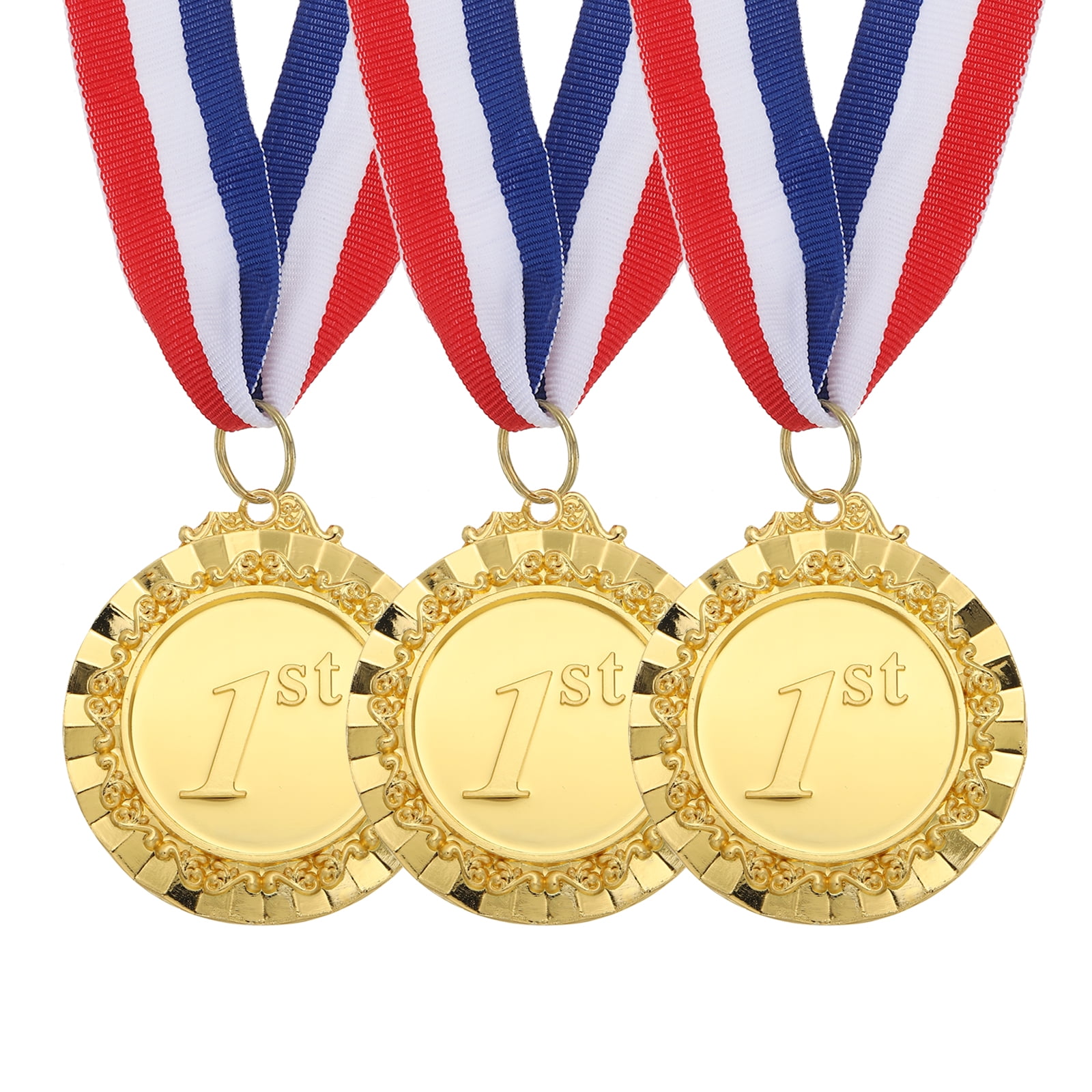 Uxcell Award Metals, Prize Medals Ring Winner Medals with Neck Ribbon ...