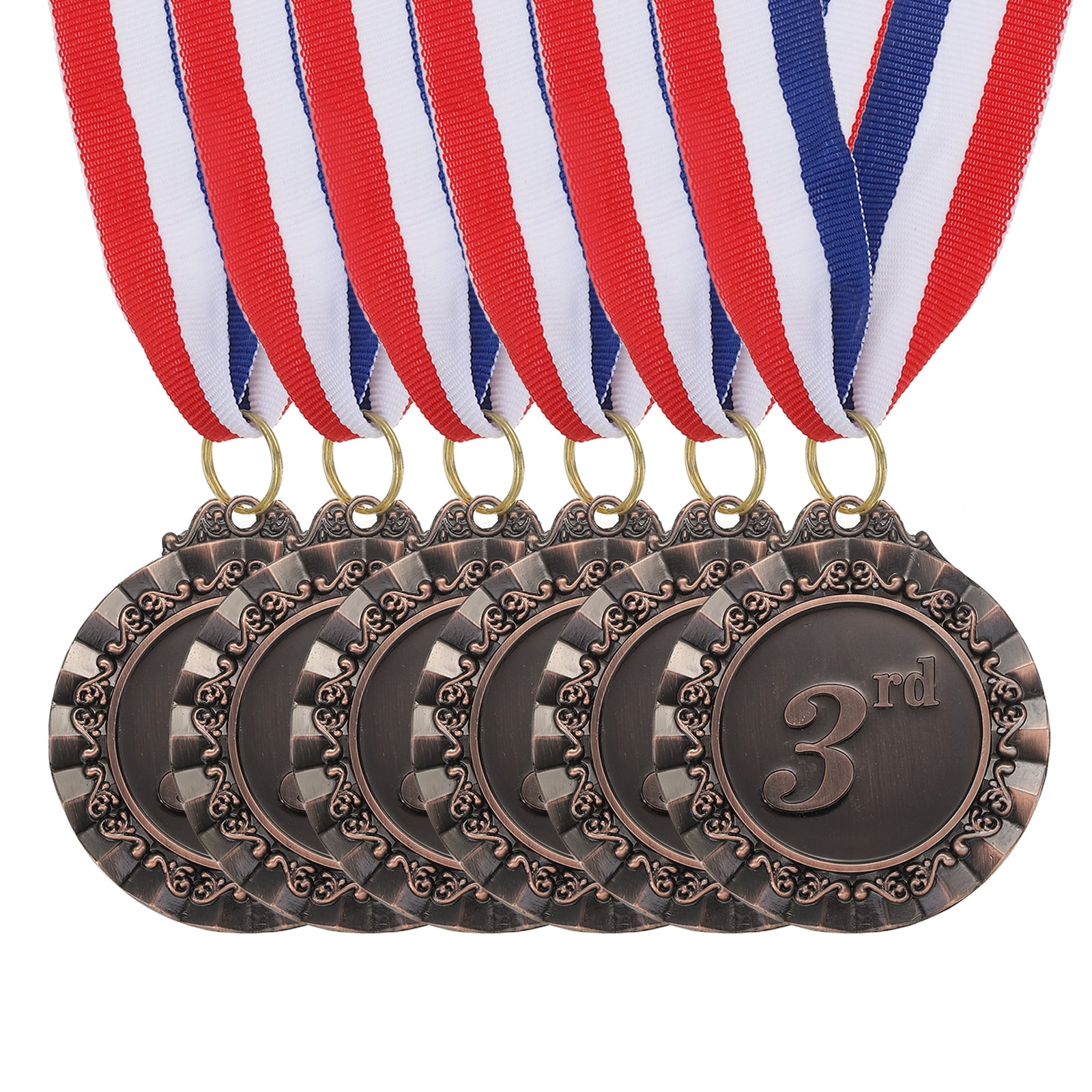 Uxcell Award Metals, Prize Medals Ring Winner Medals with Neck Ribbons ...