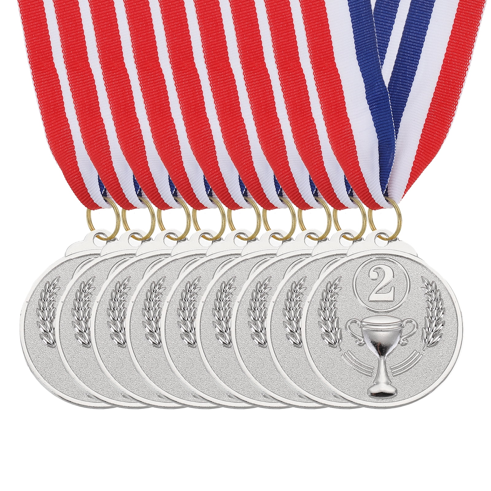 Uxcell Award Metals, Prize Medals Trophy Winner Medals with Neck Ribbon ...