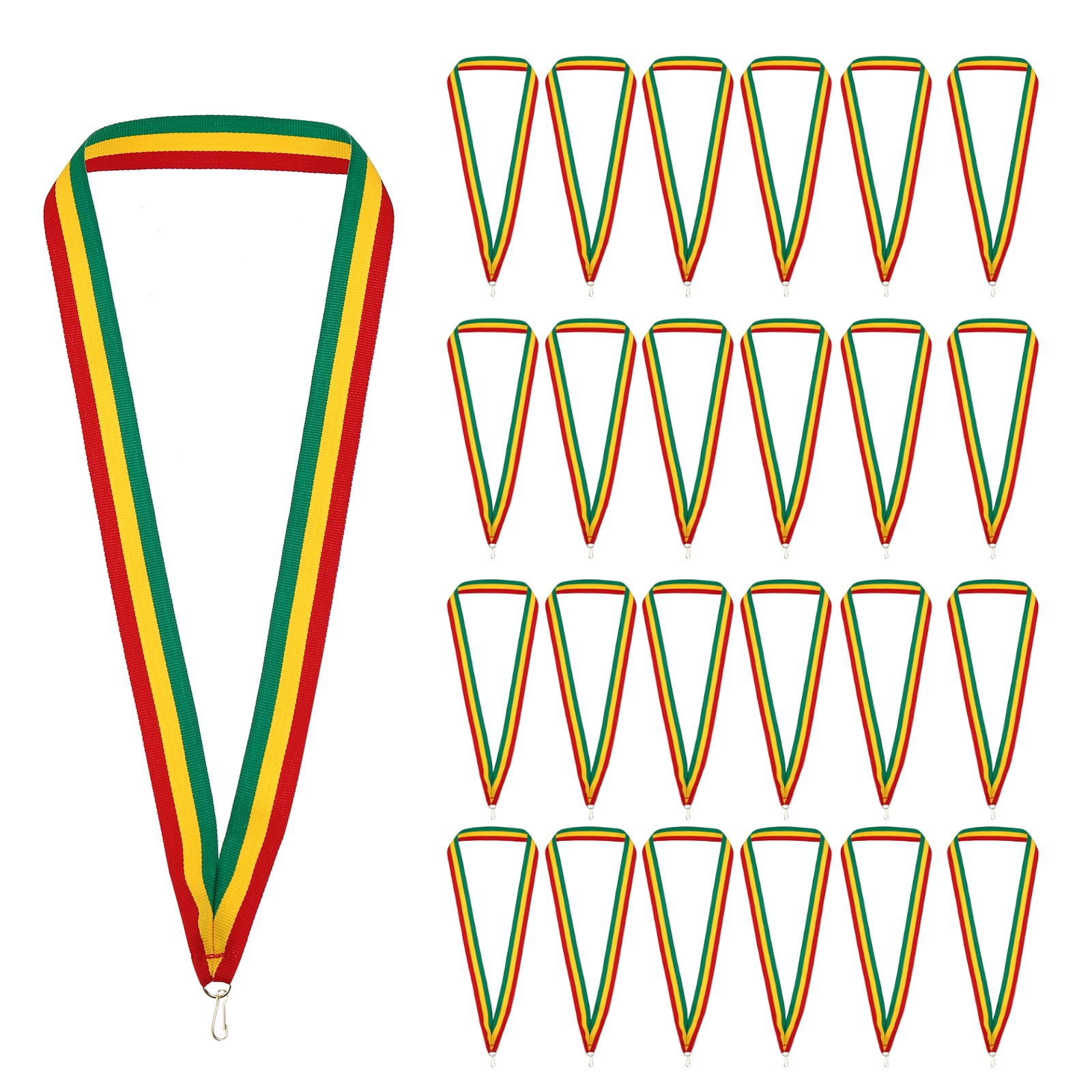 Uxcell Award Neck Ribbons, 50 Pack Polyester Medal Lanyards with Snap ...