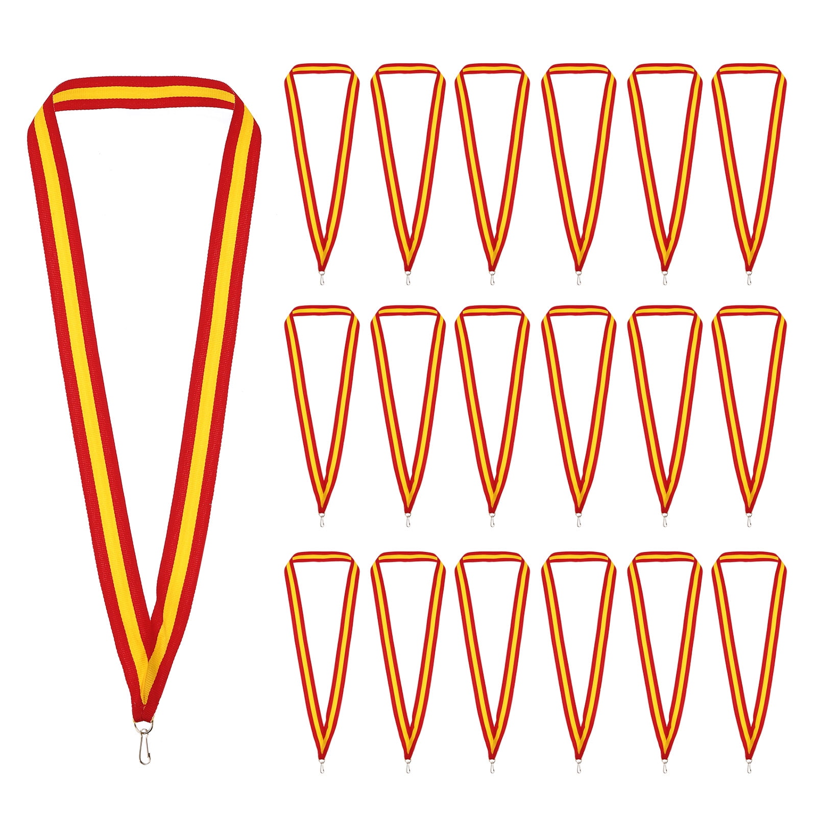 Uxcell Award Neck Ribbons, 50 Pack Polyester Medal Lanyards with Snap ...