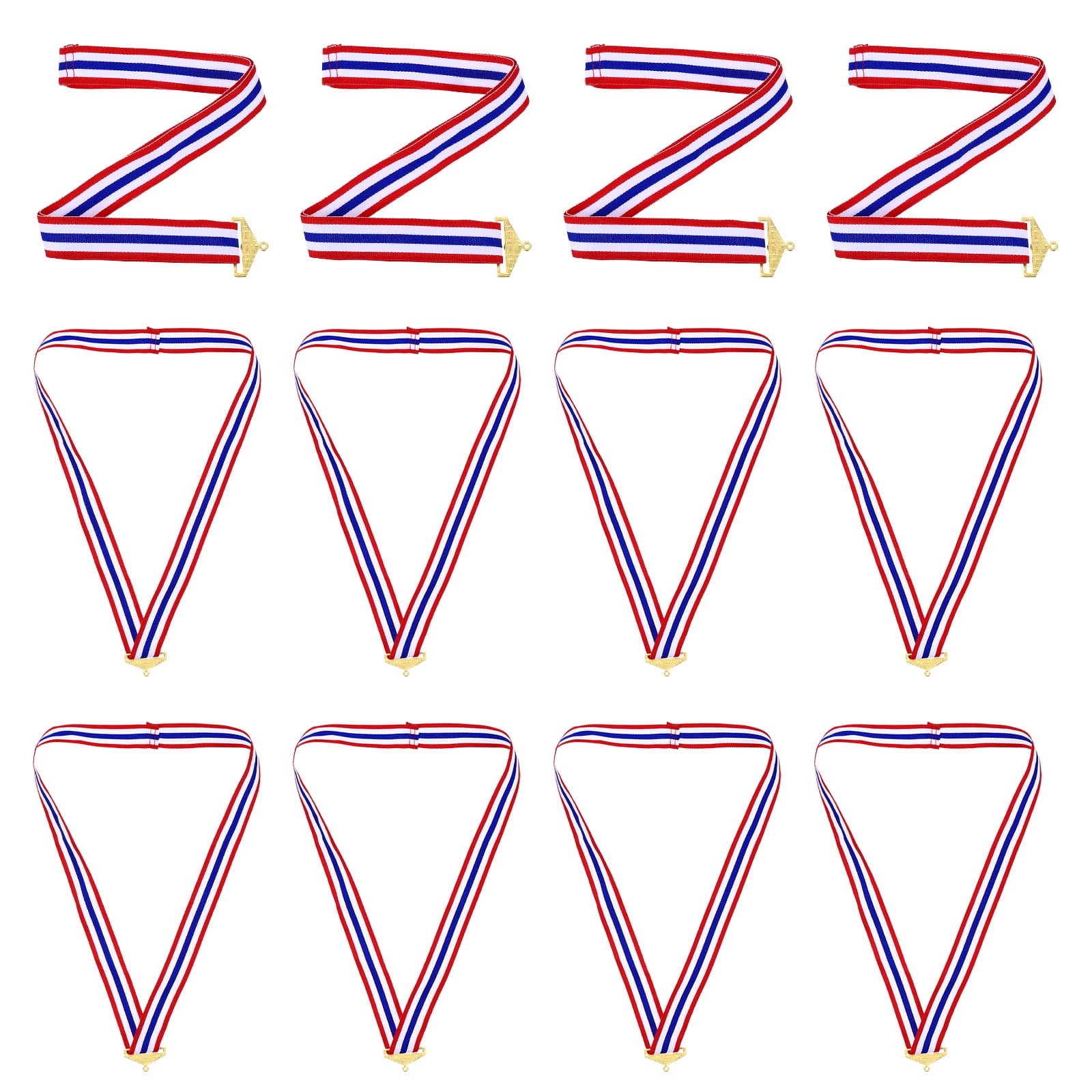 Uxcell Award Neck Ribbons, Polyester Medal Lanyards with Snap Clip ...