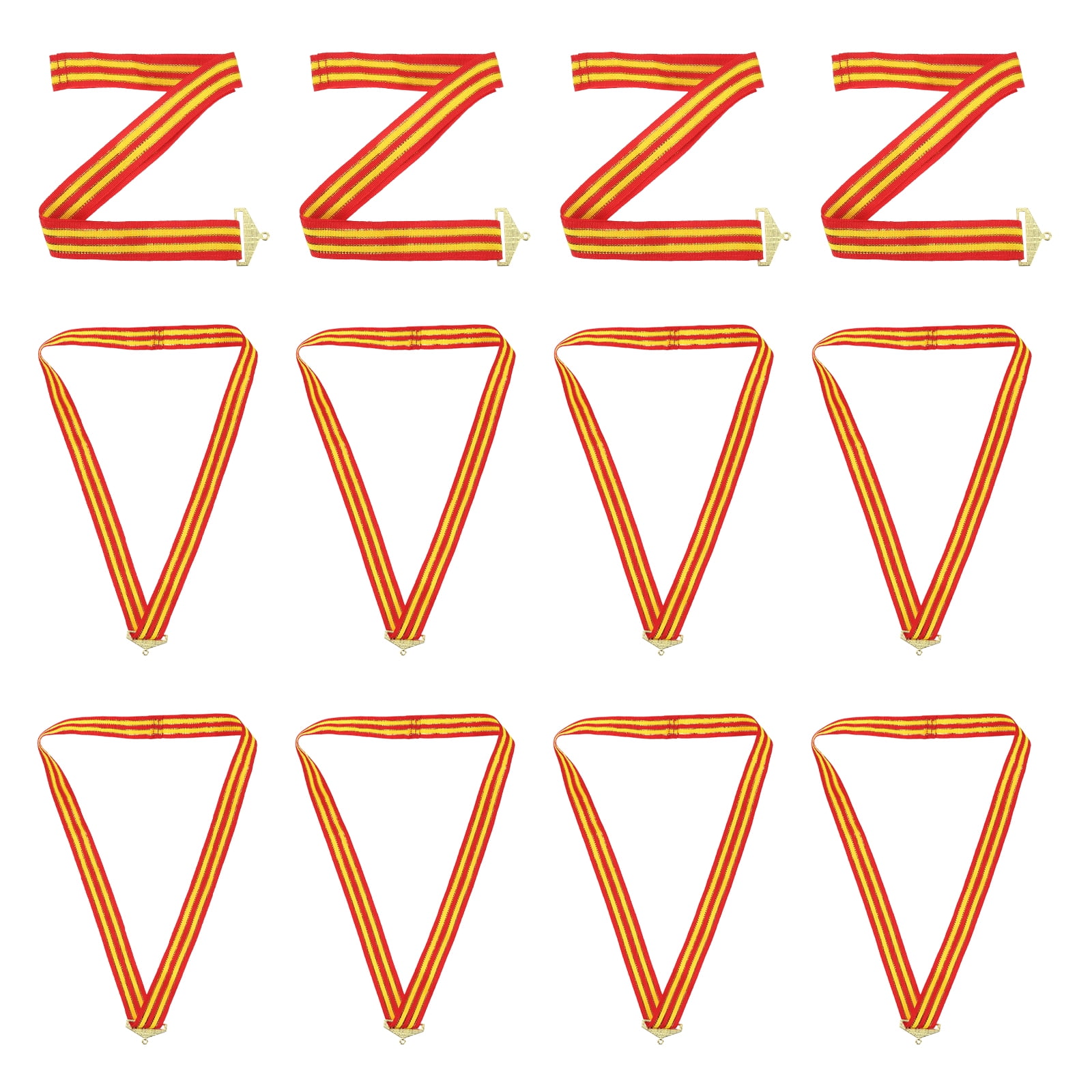 Uxcell Award Neck Ribbons, Polyester Medal Lanyards with Snap Clip ...