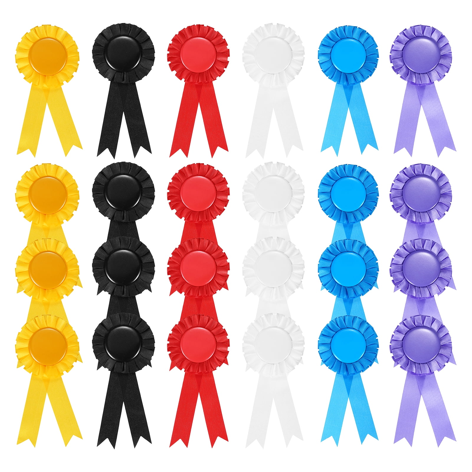 Uxcell Award Ribbons, 24 Pcs Winner Recognition Blank Prize Ribbons for ...