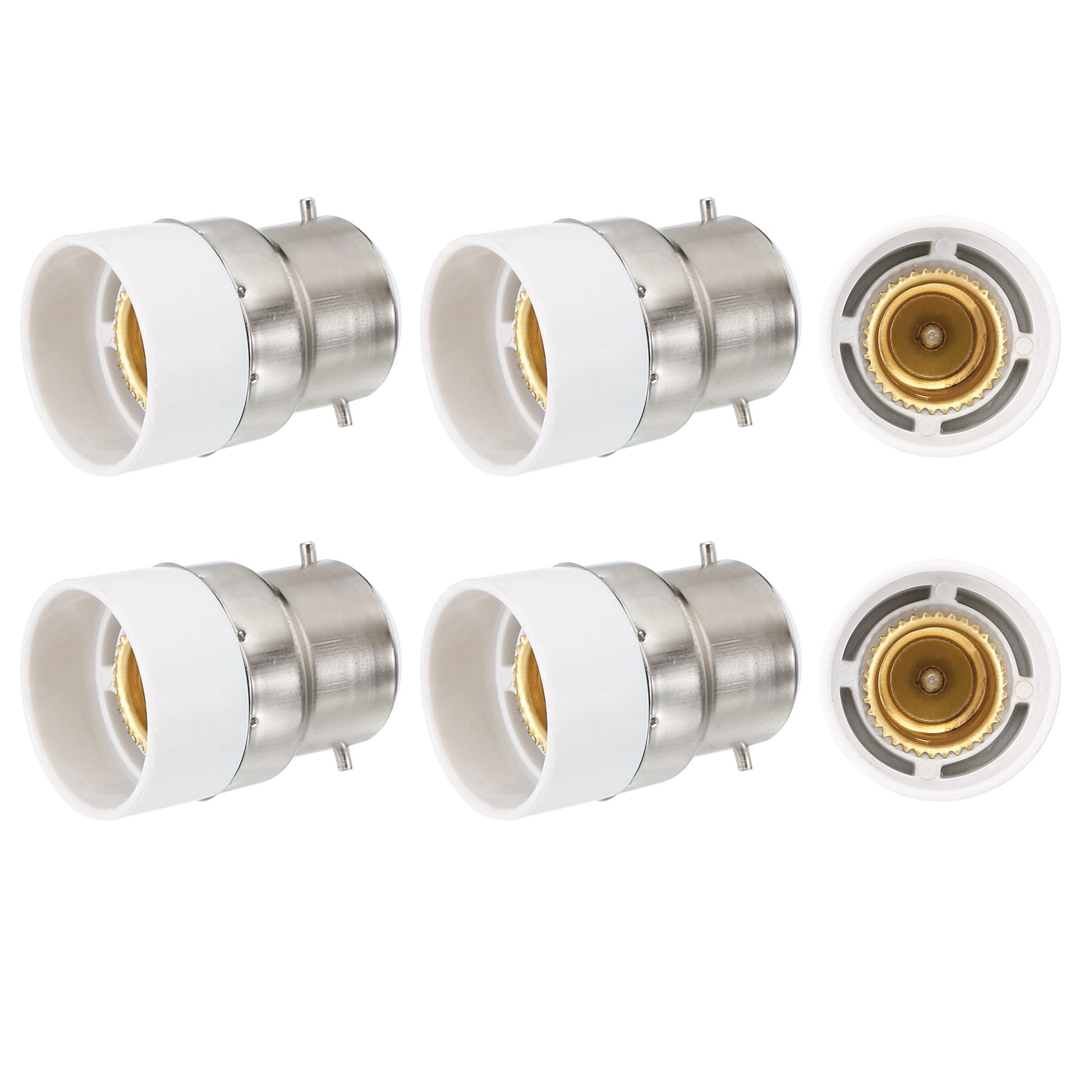 Uxcell B22 to E14 Light Bulb Socket Extender, 6Pcs Lamp Converter Bulb ...
