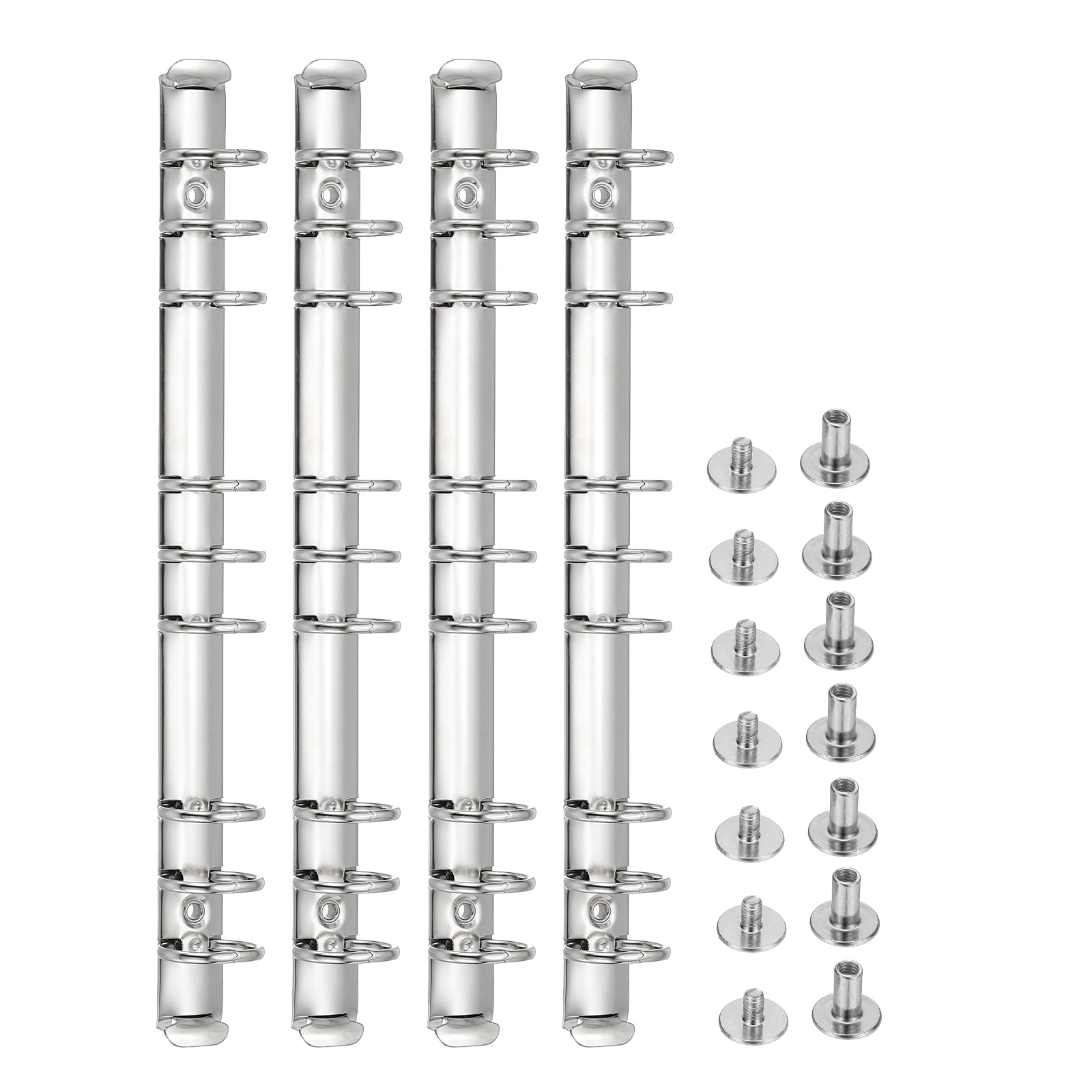 Uxcell B5 Ring Binder Mechanisms, 4 Set 9-Hole Replacement Kit for ...