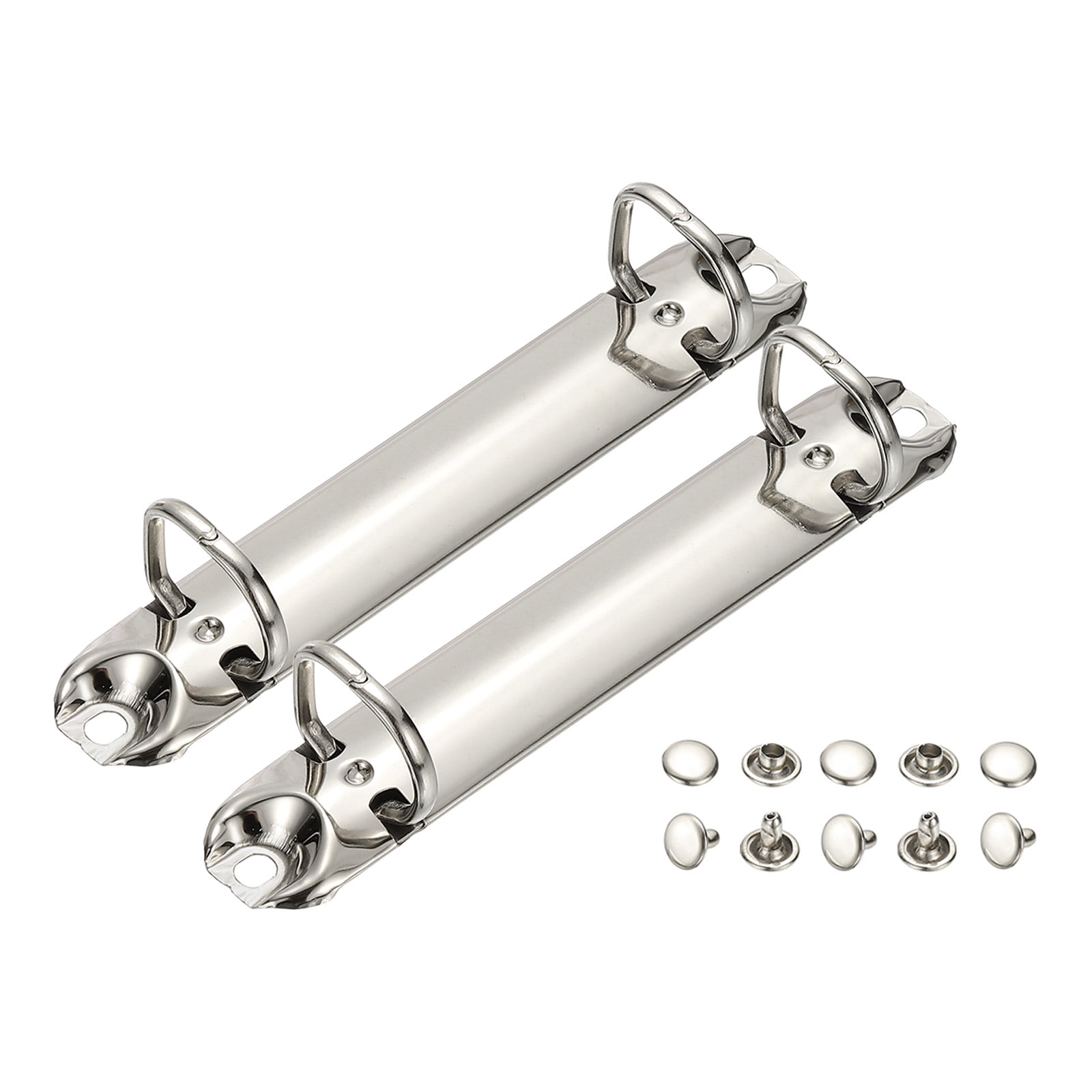 Uxcell B7 2 Hole Ring Binder Mechanisms, 2 Set 0.63" D Ring Replacement ...