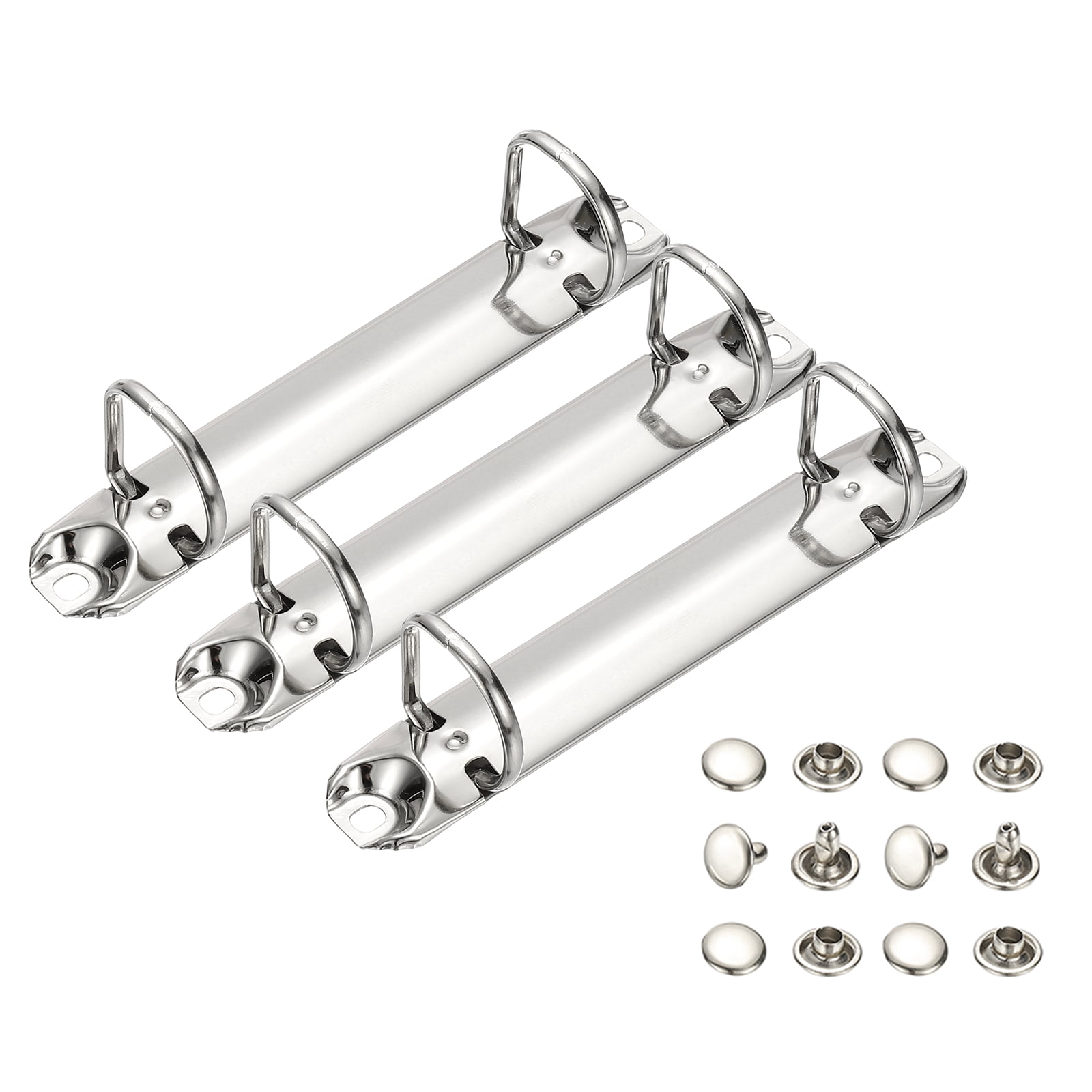 Uxcell B7 2 Hole Ring Binder Mechanisms, 3 Set 0.8" D Ring Replacement ...