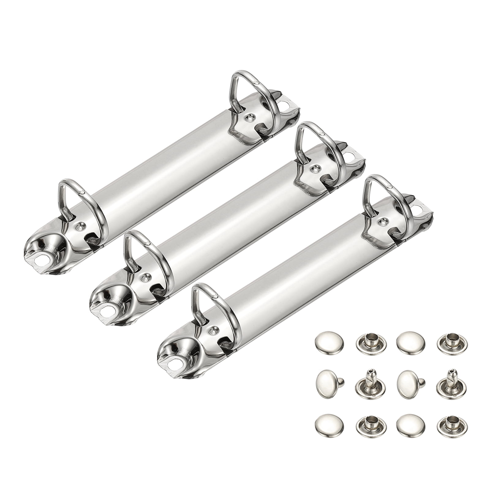 Uxcell B7 2 Hole Ring Binder Mechanisms, 3 Set 0.8" D Ring Replacement ...