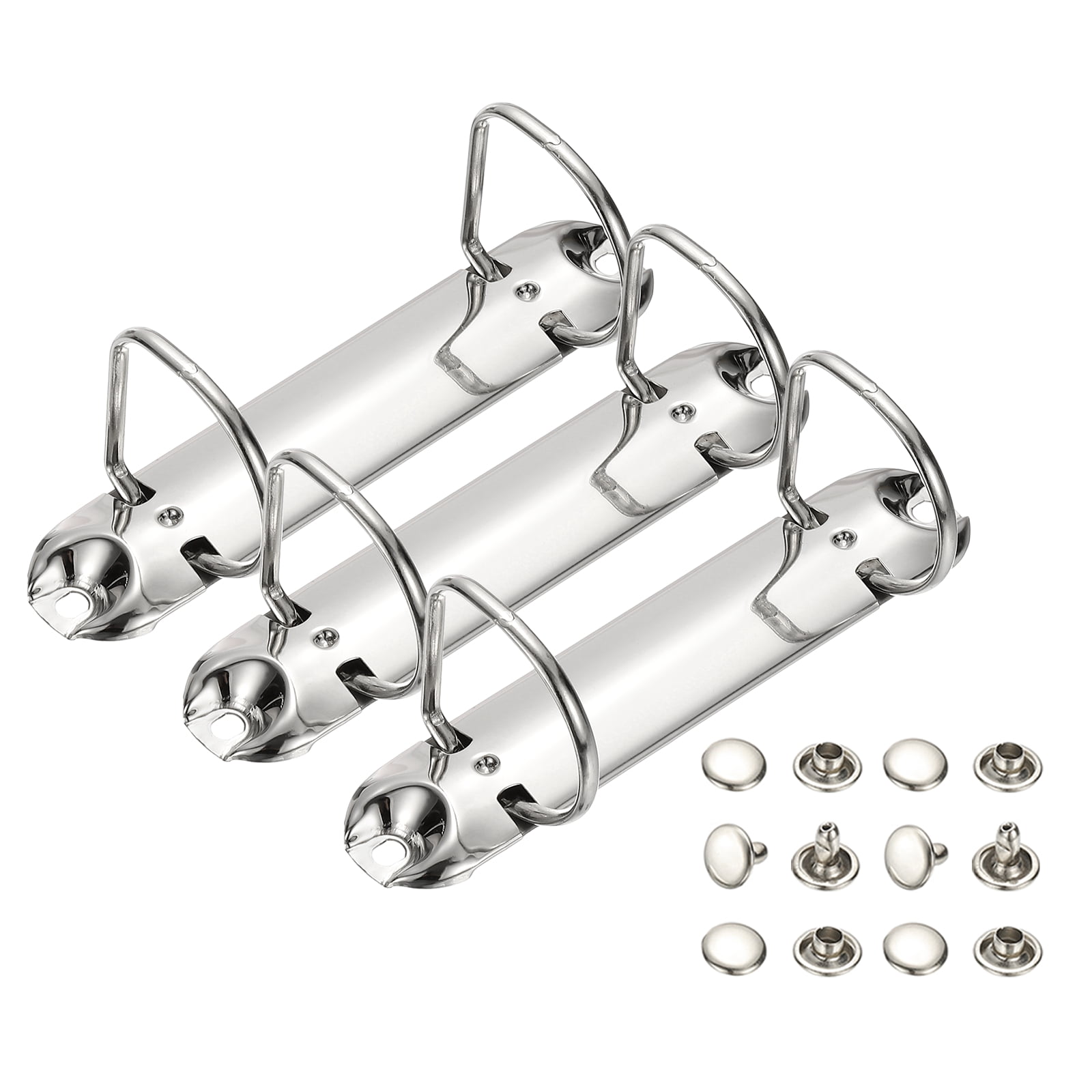 Uxcell B7 2 Hole Ring Binder Mechanisms, 3 Set 1" D Ring Replacement ...
