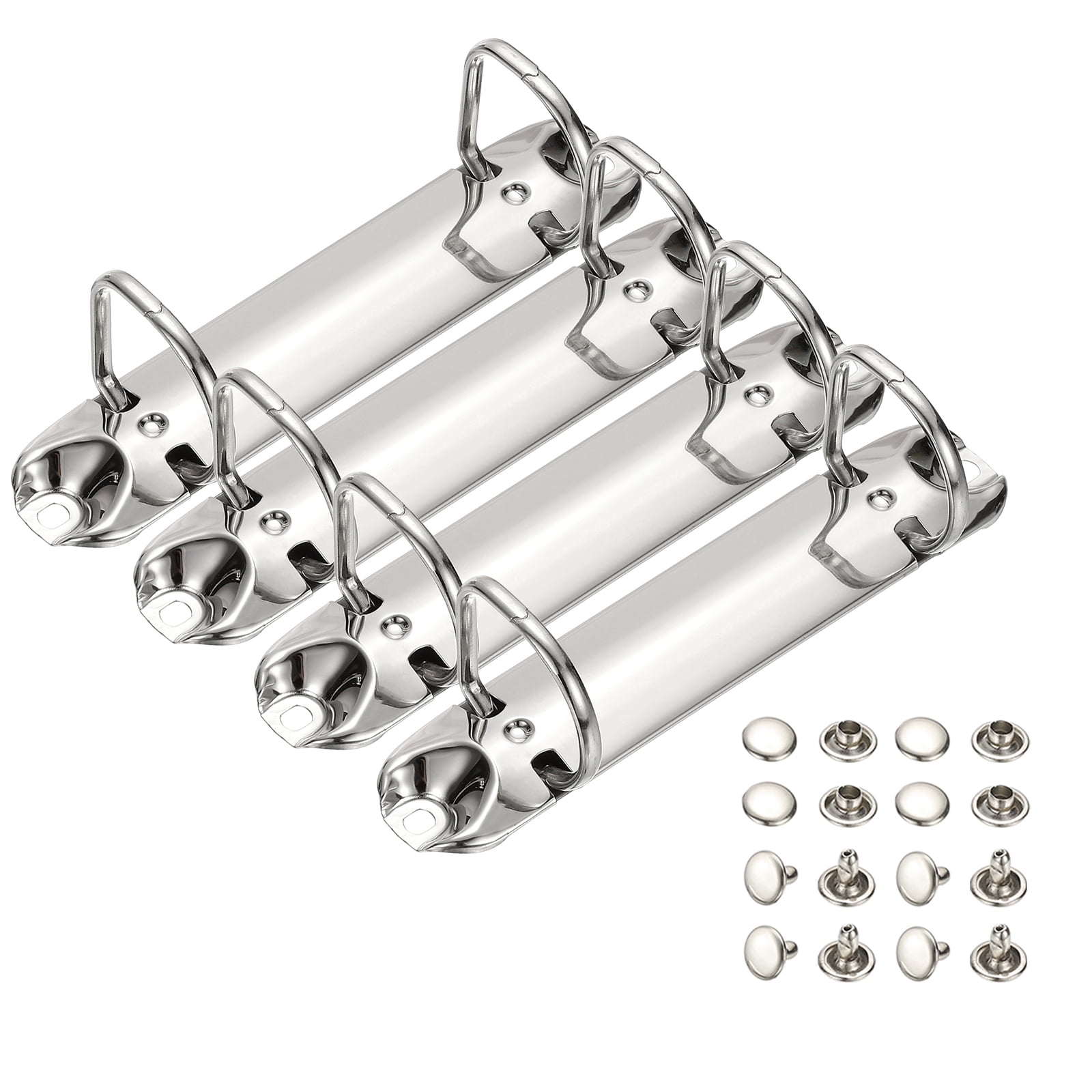 Uxcell B7 2 Hole Ring Binder Mechanisms, 4 Set 1" D Ring Replacement ...