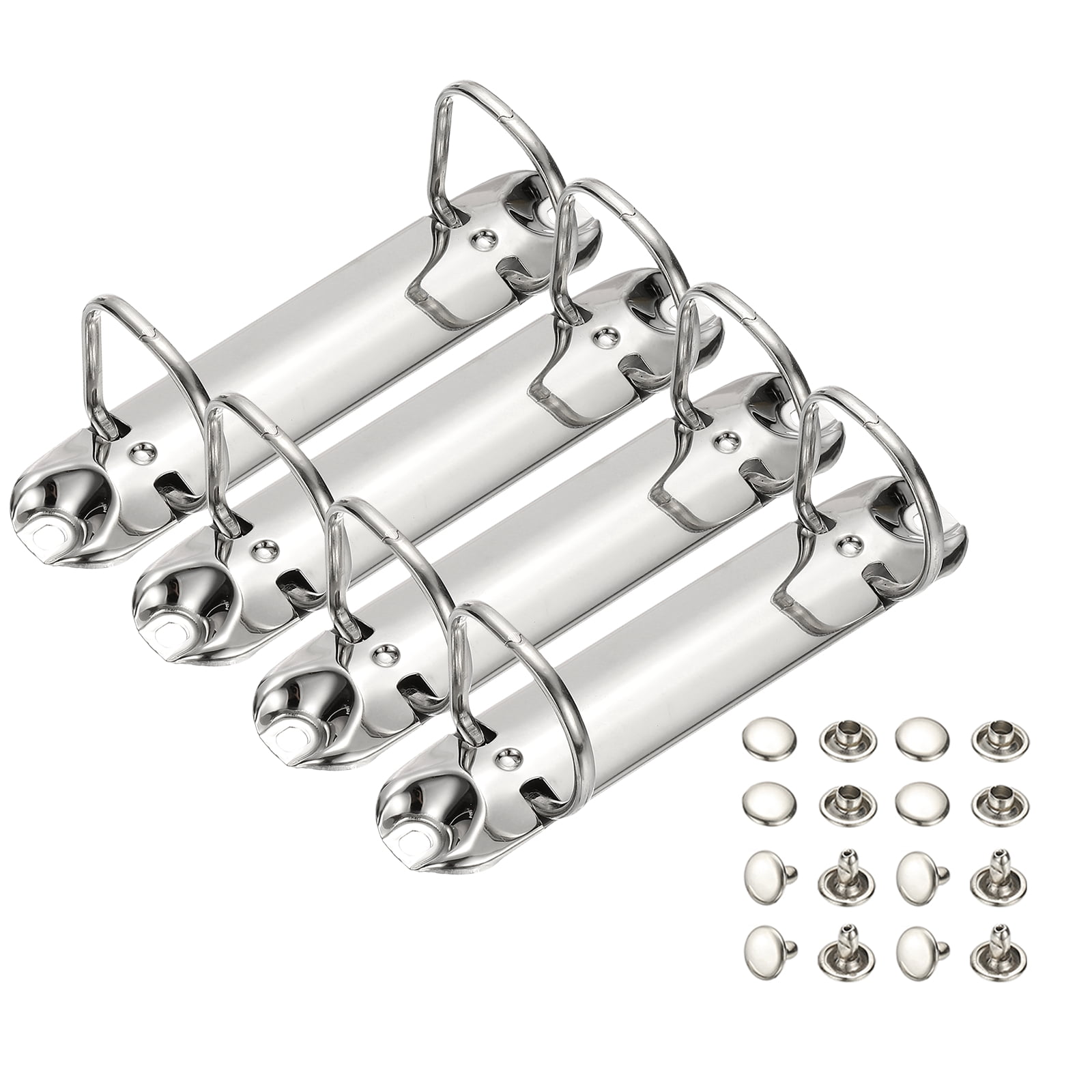 Uxcell B7 2 Hole Ring Binder Mechanisms, 4 Set 1" D Ring Replacement ...