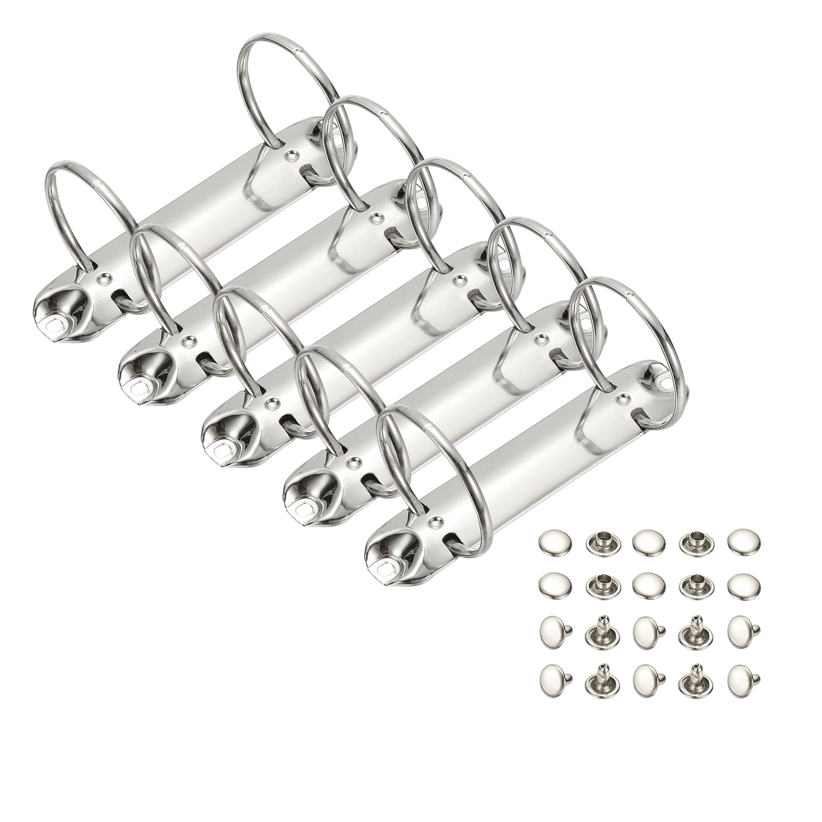 Uxcell B7 2 Hole Ring Binder Mechanisms, 5 Set 1" O Ring Replacement ...
