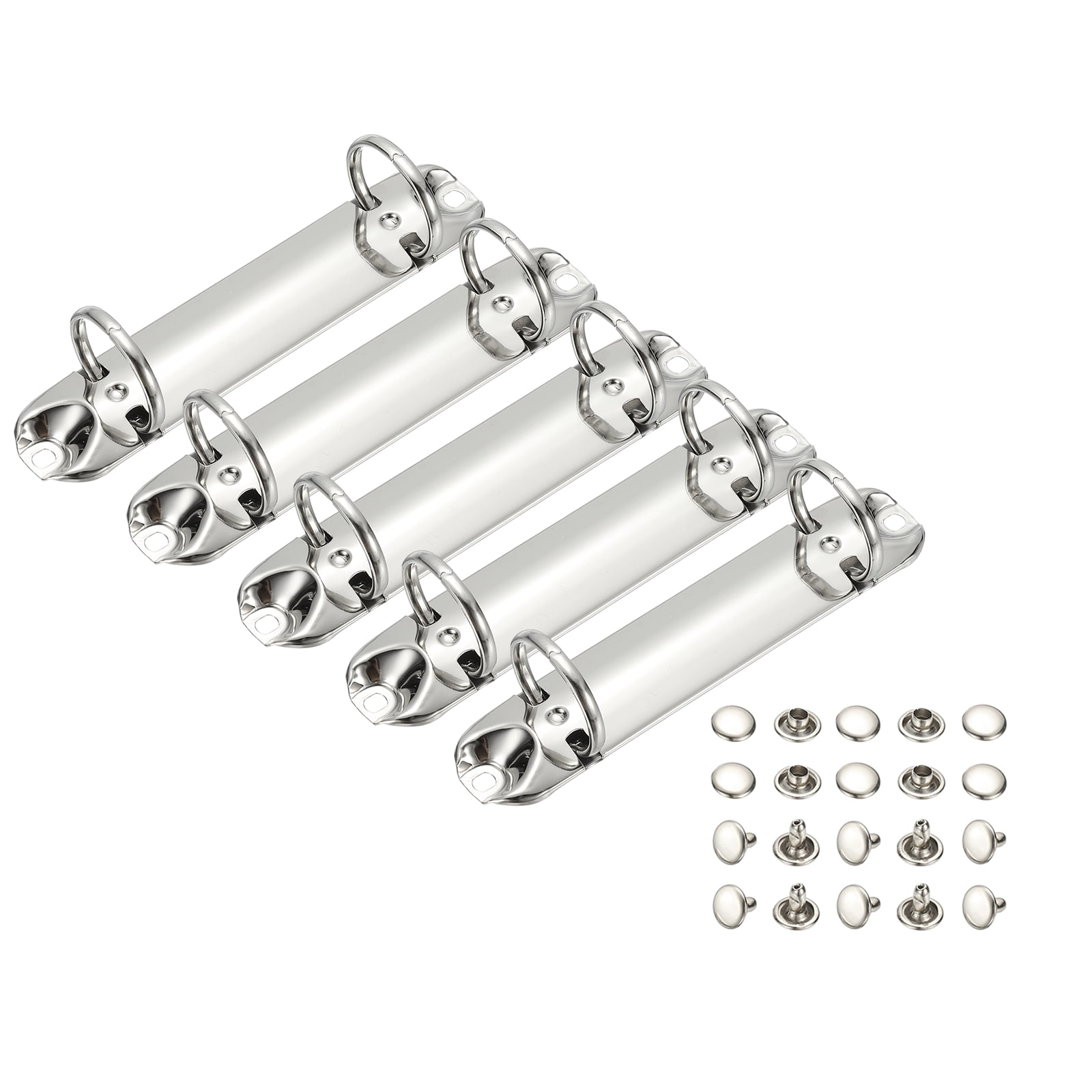 Uxcell B7 2 Hole Ring Binder Mechanisms, 5 Set 1" O Ring Replacement ...