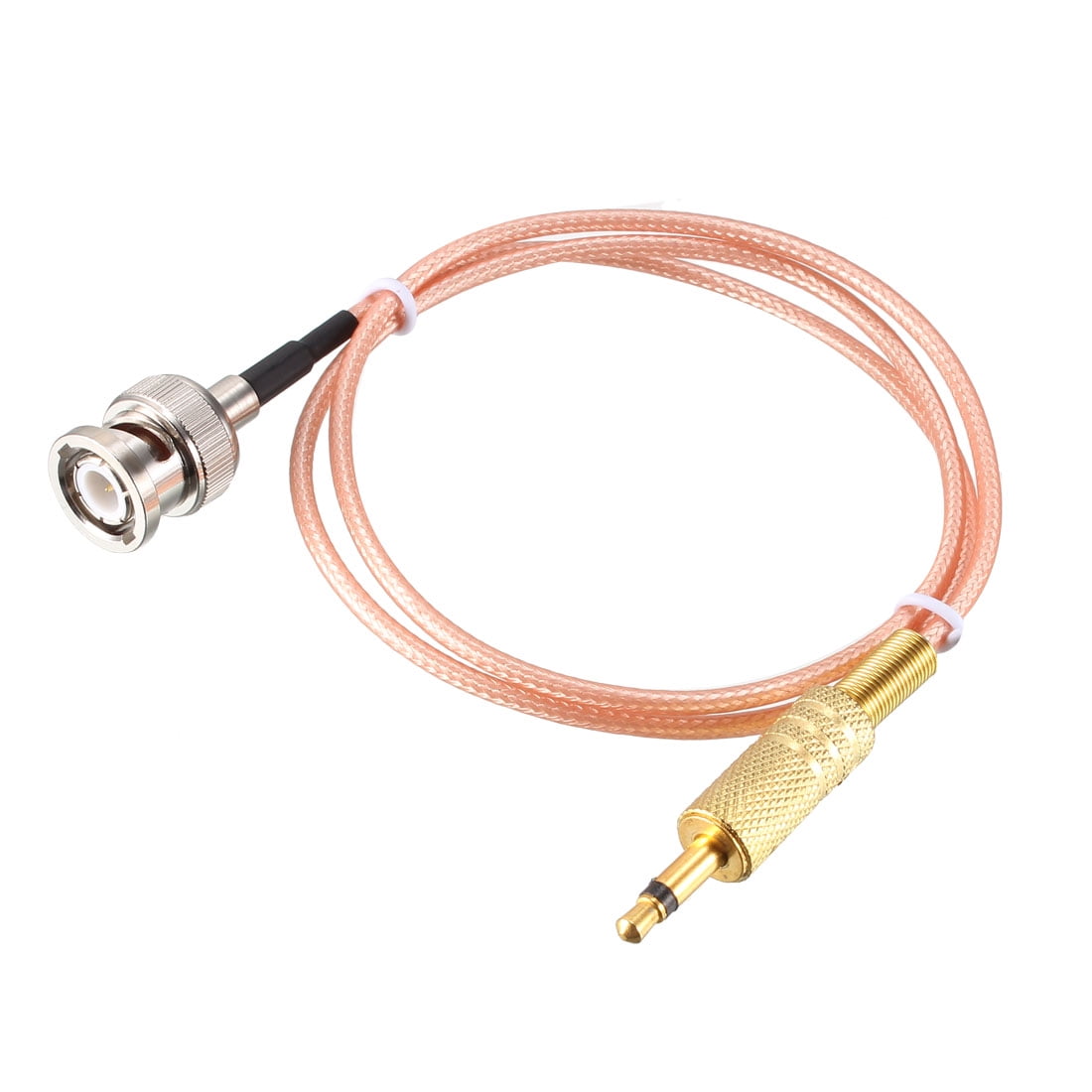 Uxcell BNC Male to 3.5mm (1/8") Male Coaxial Power Audio Cable 50 ohm 4 ...