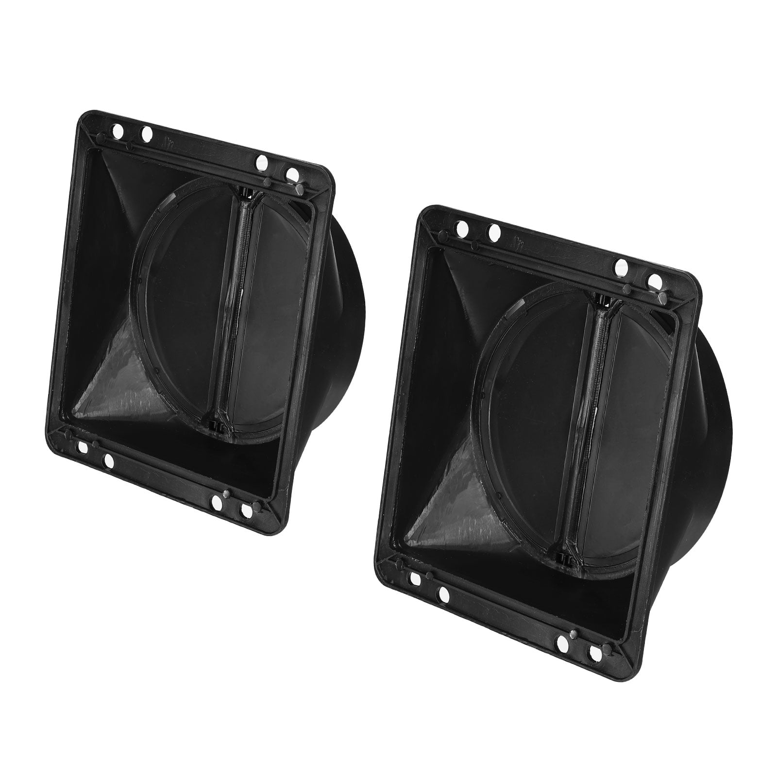 Uxcell Backdraft Damper 6-6.3" Wall Mounted Duct Connector Flange Air ...