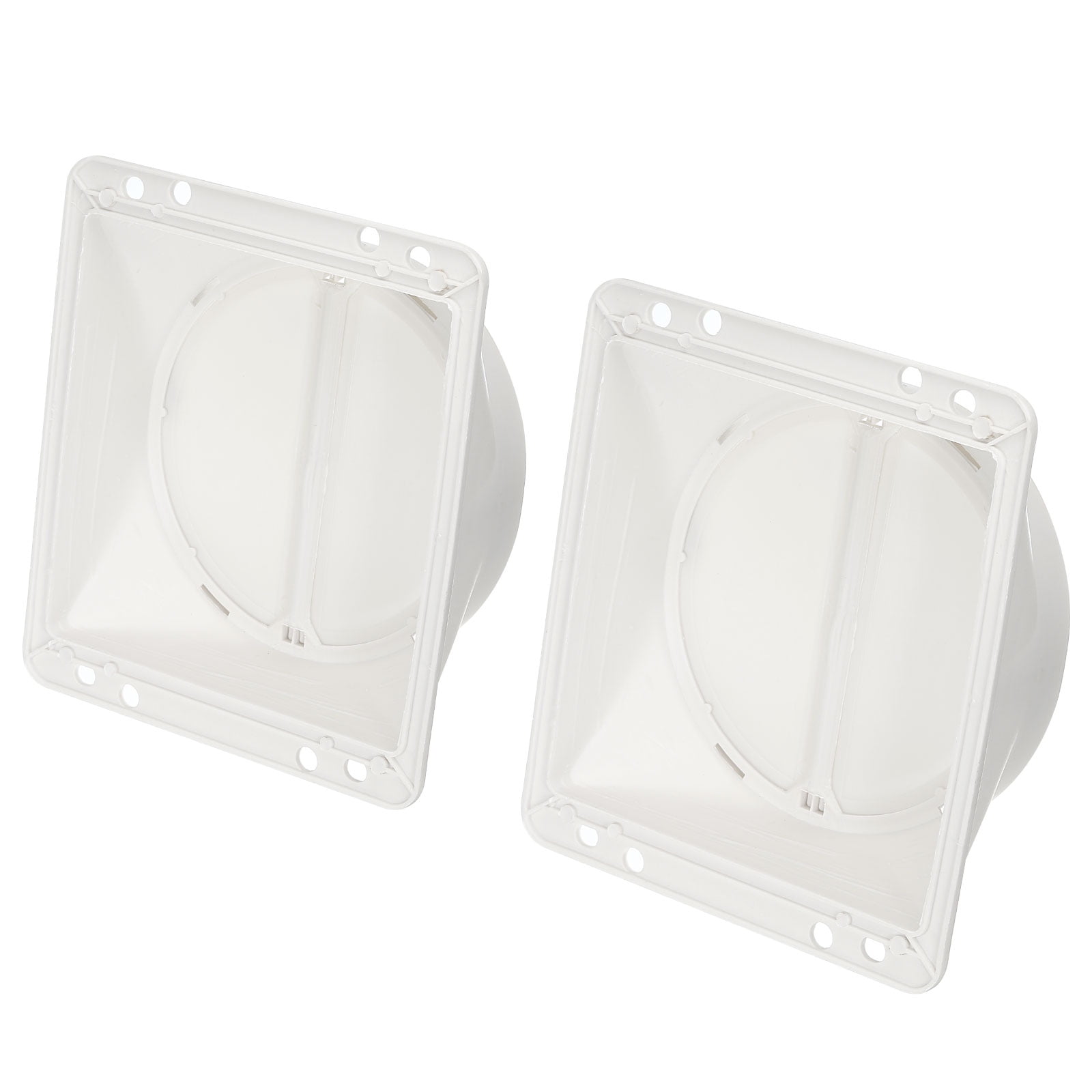 Uxcell Backdraft Damper 6-6.3" Wall Mounted Duct Connector Flange Air ...