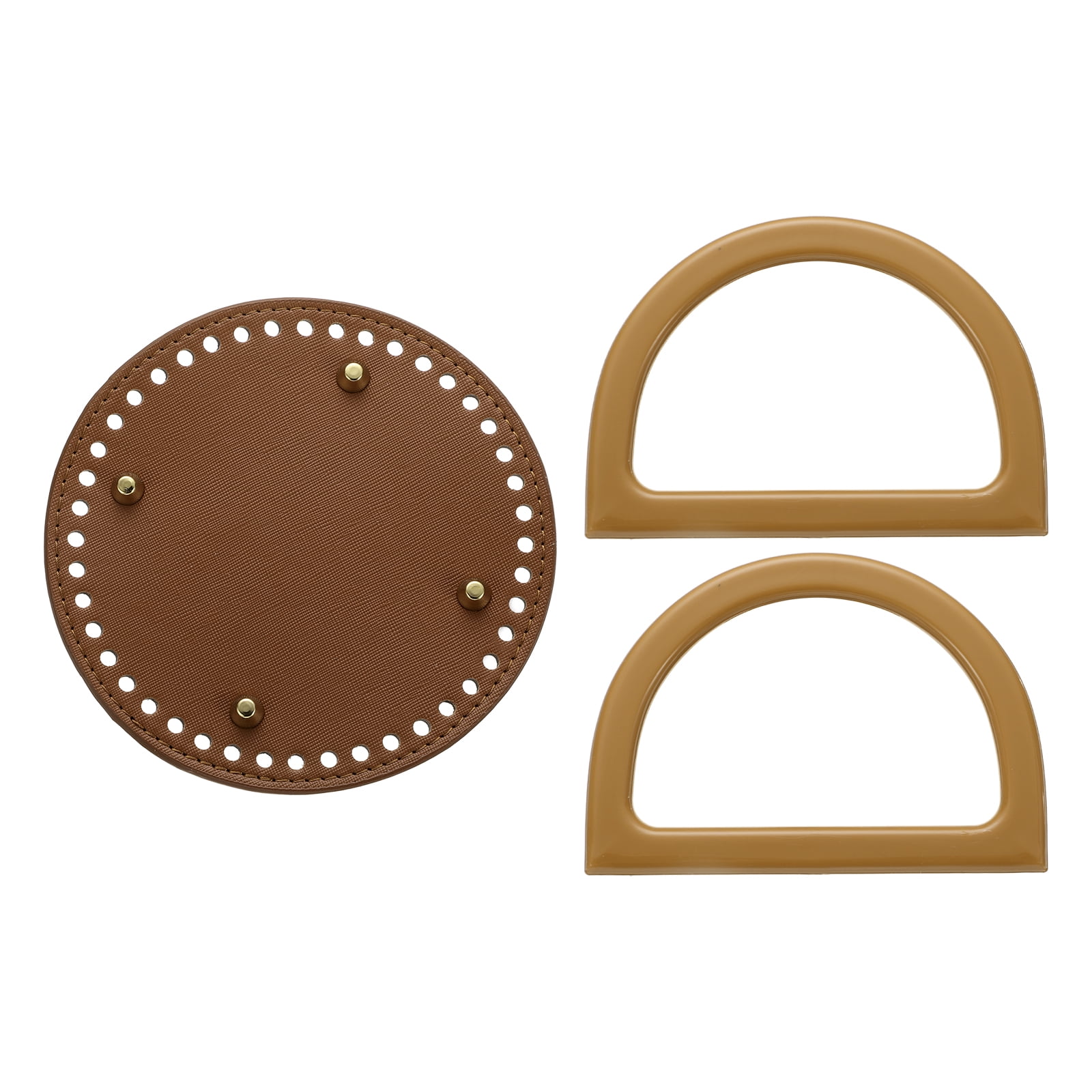 Uxcell Bag Bases for Crochet, 5.9" x 5.9" Round Bag Bottom Shaper with ...