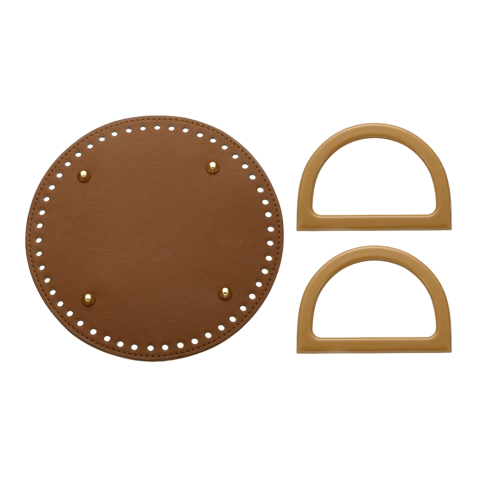 Uxcell Bag Bases for Crochet, 7.5" x 7.5" Round Bag Bottom Shaper with ...