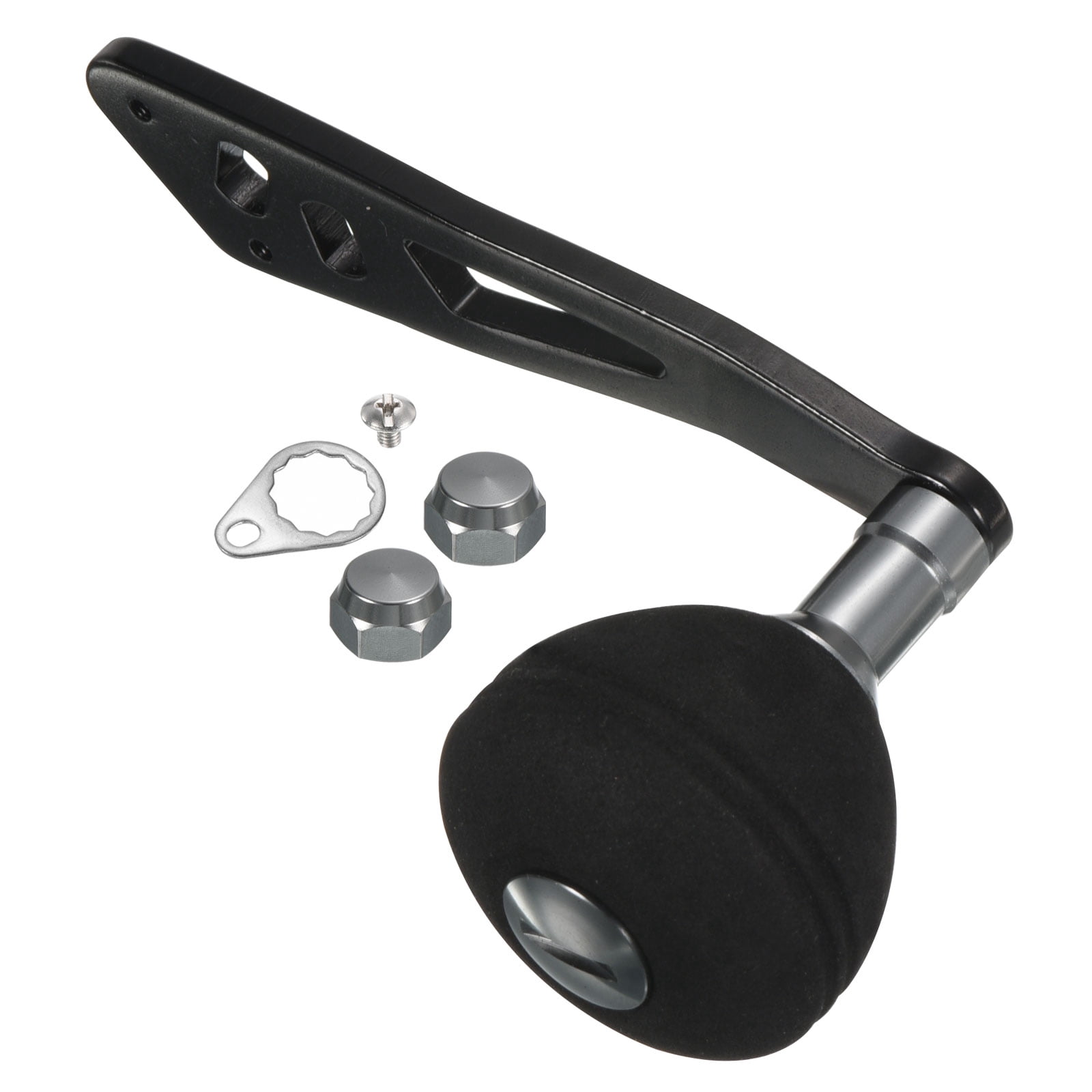 Uxcell Baitcasting Power Handle Metal Fishing Reel Handle Knob Grip ...
