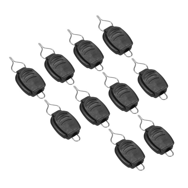 Uxcell Baitcasting Reel Fishing Line Holder Clip Stopper Keeper, Black ...