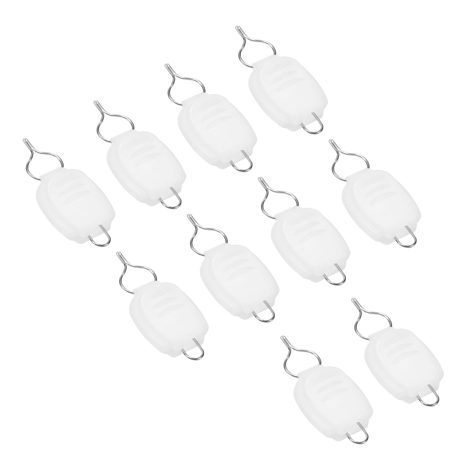 Uxcell Baitcasting Reel Fishing Line Holder Clip Stopper Keeper, White ...